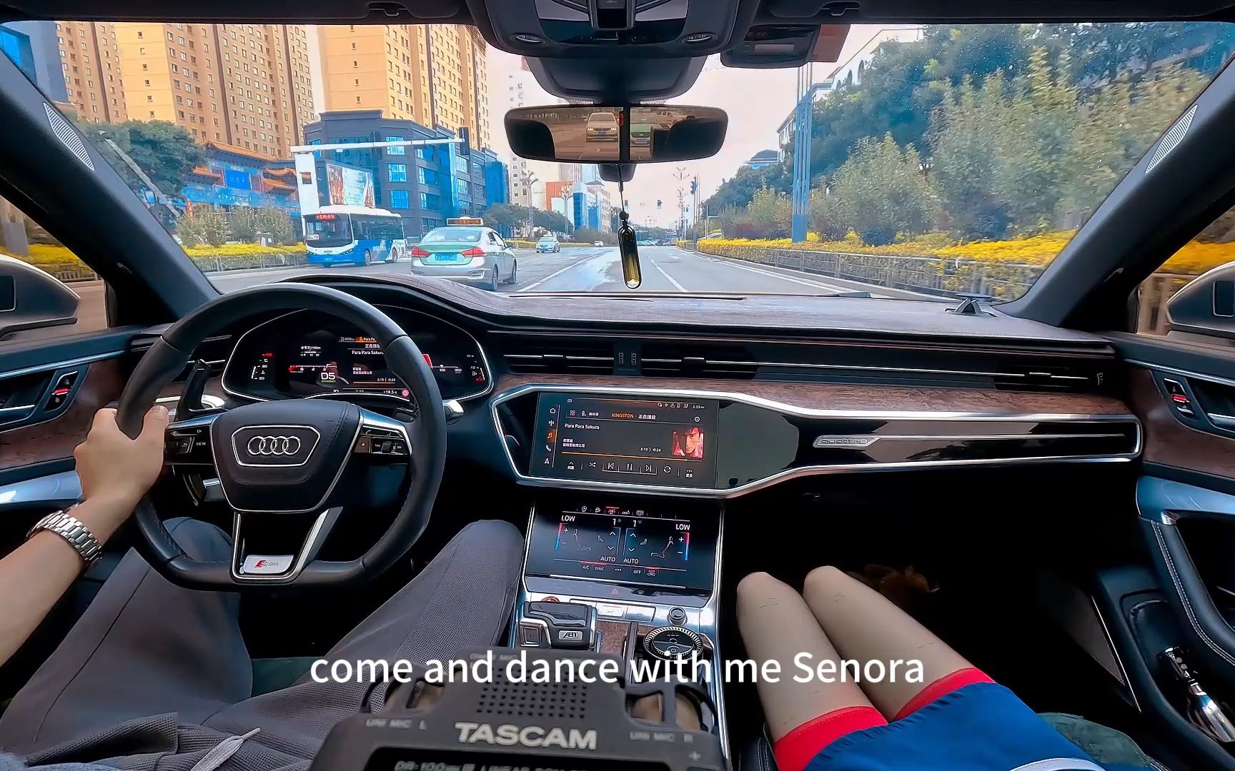 郭富城《Para Para Sakura》奥迪A6L大B&O音响 《A6L大bo全网首发》（录音笔正中录制）（动态录制）-奥迪A6L大BO音乐台-奥迪A6L大BO音乐台-哔哩哔哩视频