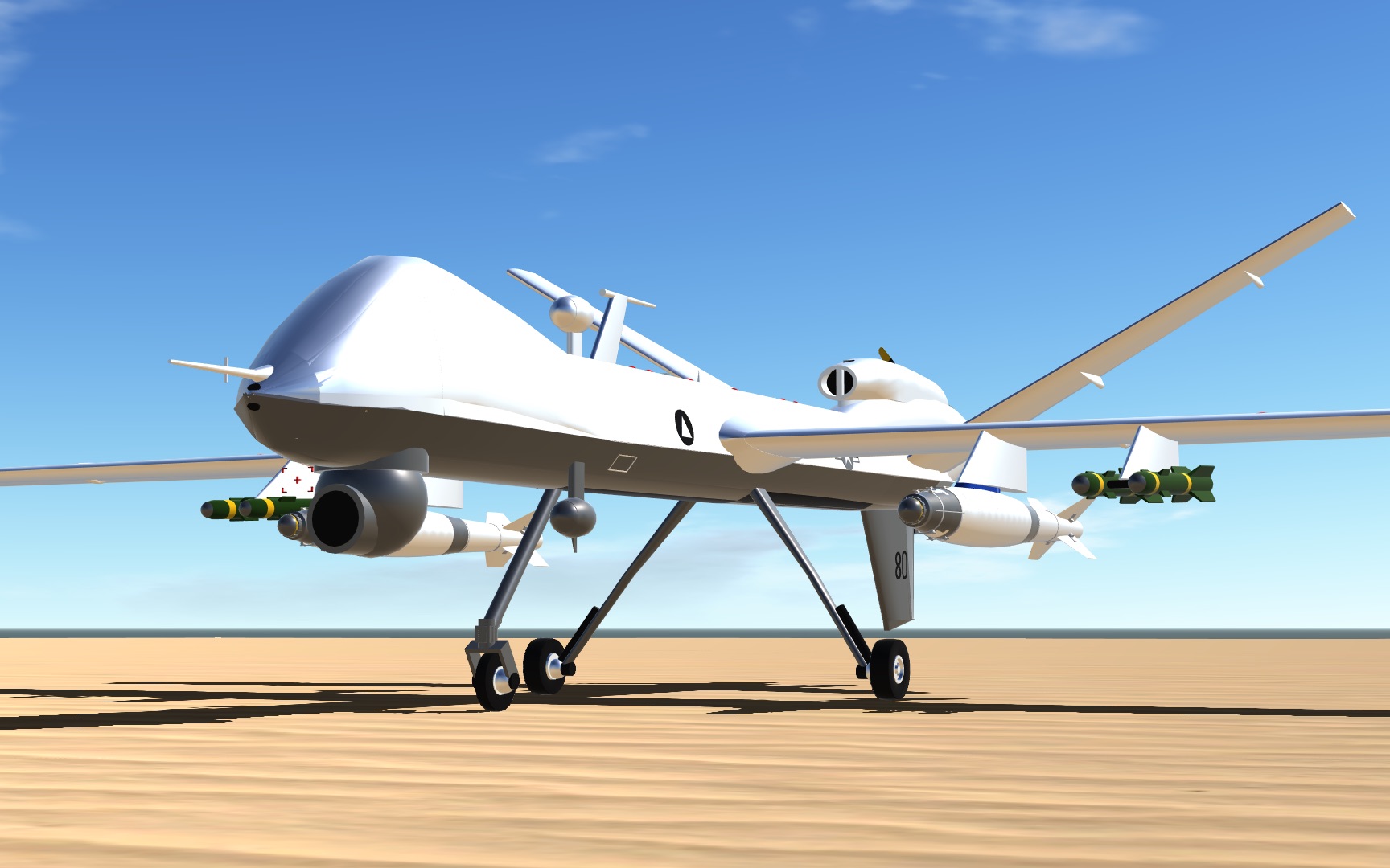 （简单飞机Simpleplanes）川普MQ-9无人机斩首武装分子_哔哩哔哩_bilibili