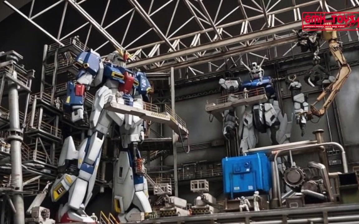 【场景模型】160 Z高达强袭高达场景模型鉴赏哔哩哔哩bilibili 
