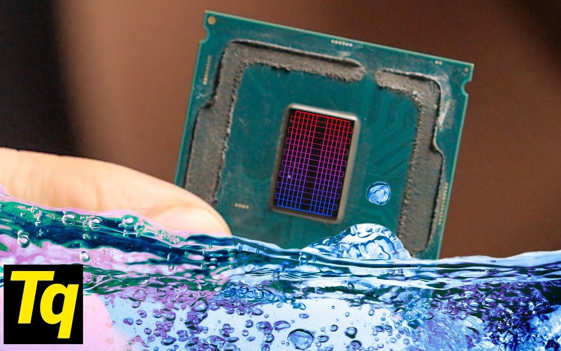 【官方双语】CPU内上水冷？ #电子速谈-TechQuickie-TechQuickie-哔哩哔哩视频