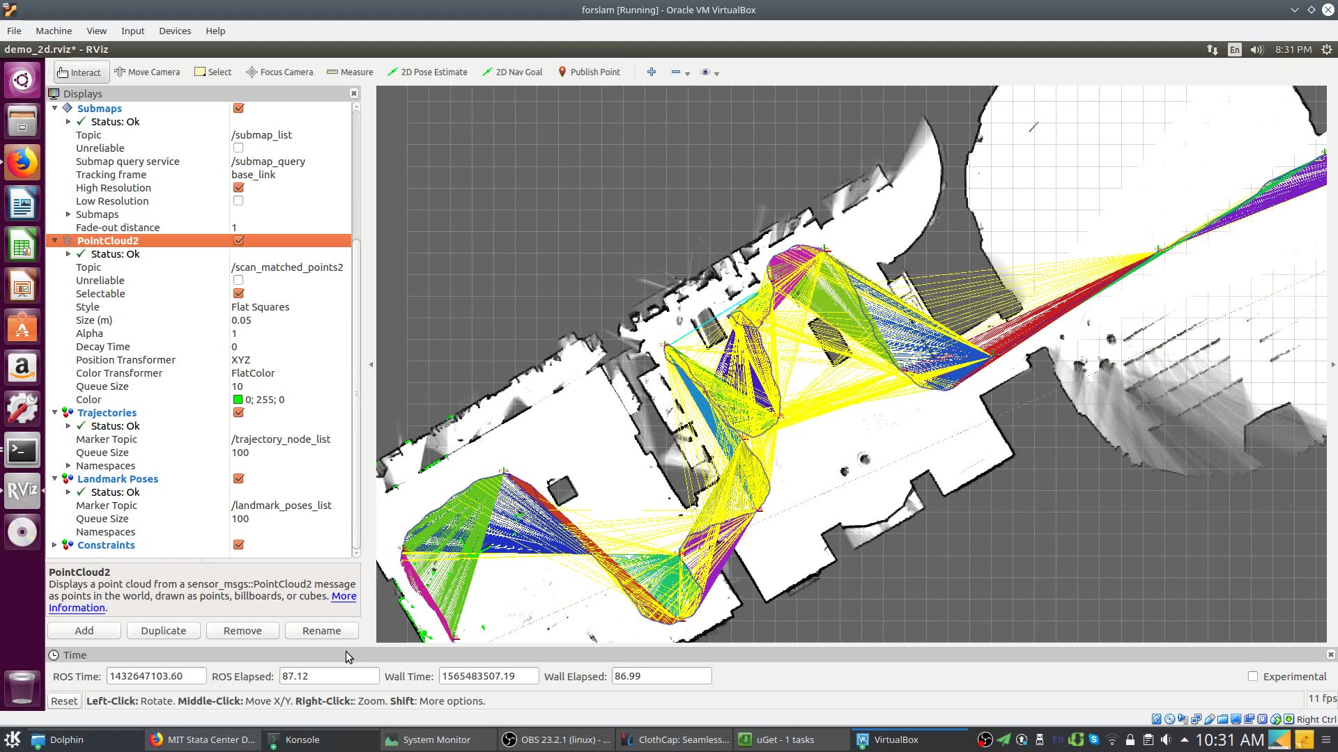 cartographer 2D SLAM 的 rosbag 回放_哔哩哔哩_bilibili