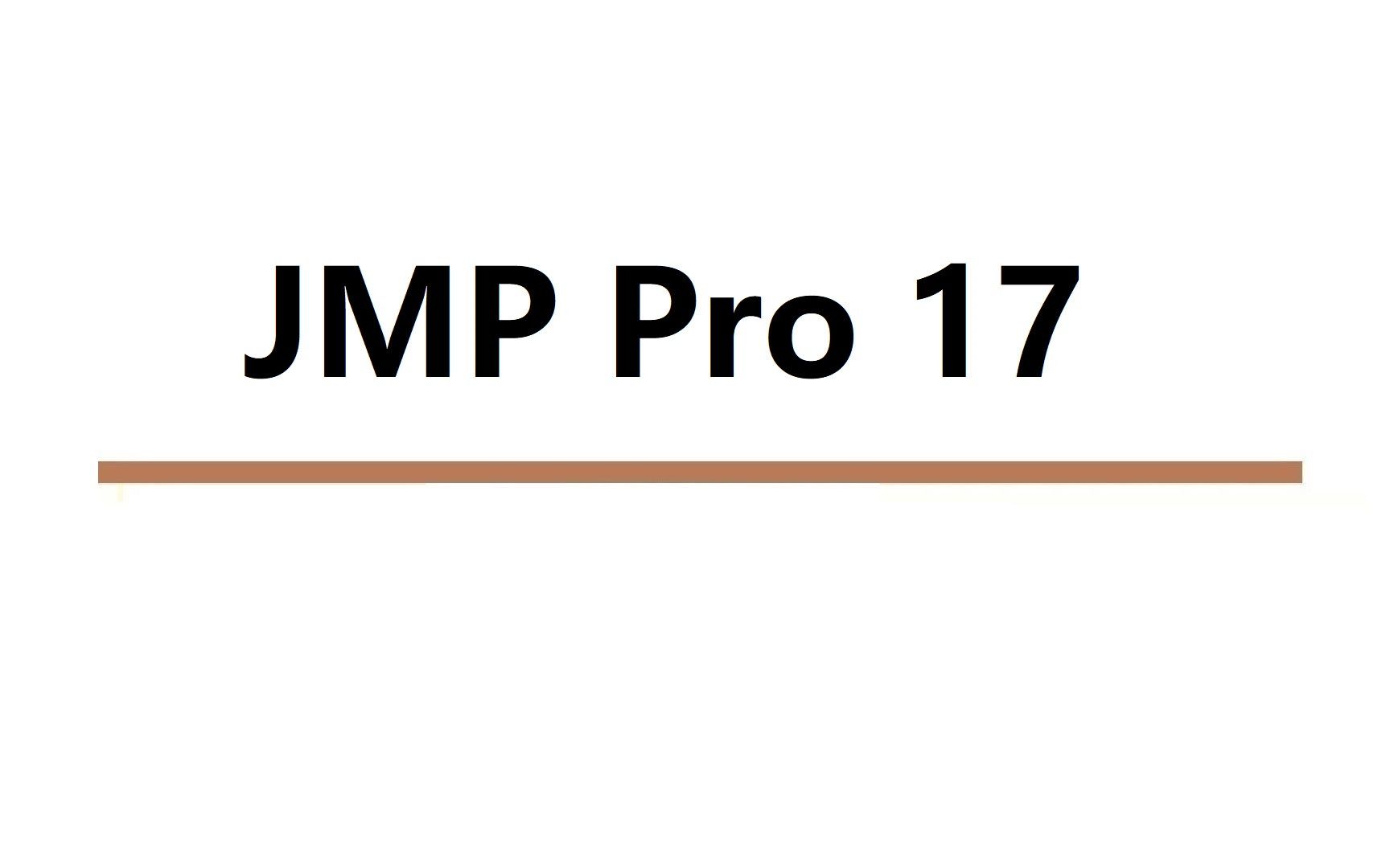 Jmp Pro 17 中文版统计学下载安装指南 三分钟教你-bili_64329249434-bili_64329249434-哔哩哔哩视频