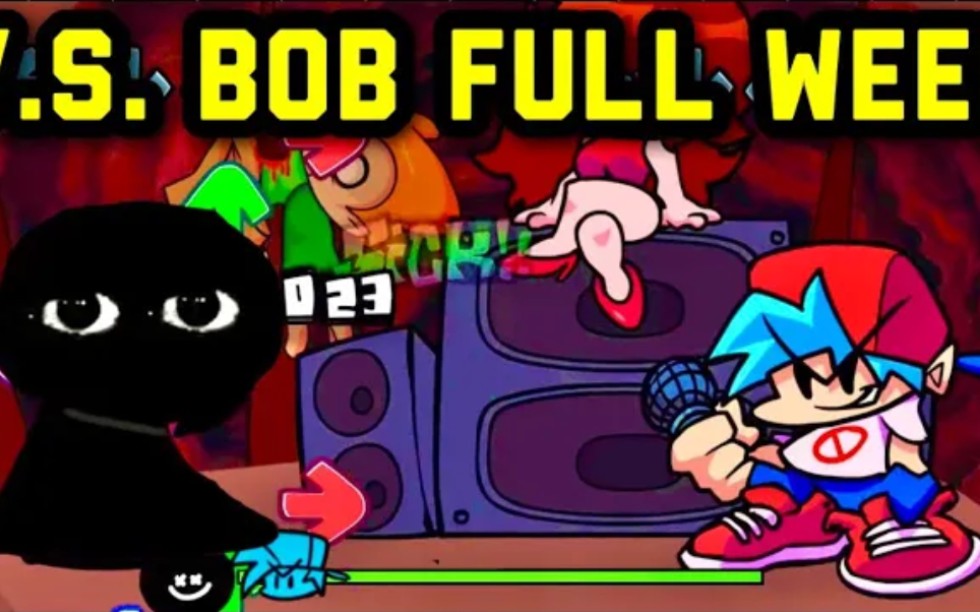 Friday Night Funkin' - V.S. Bob FULL WEEK - FNF MODS_哔哩哔哩_bilibili