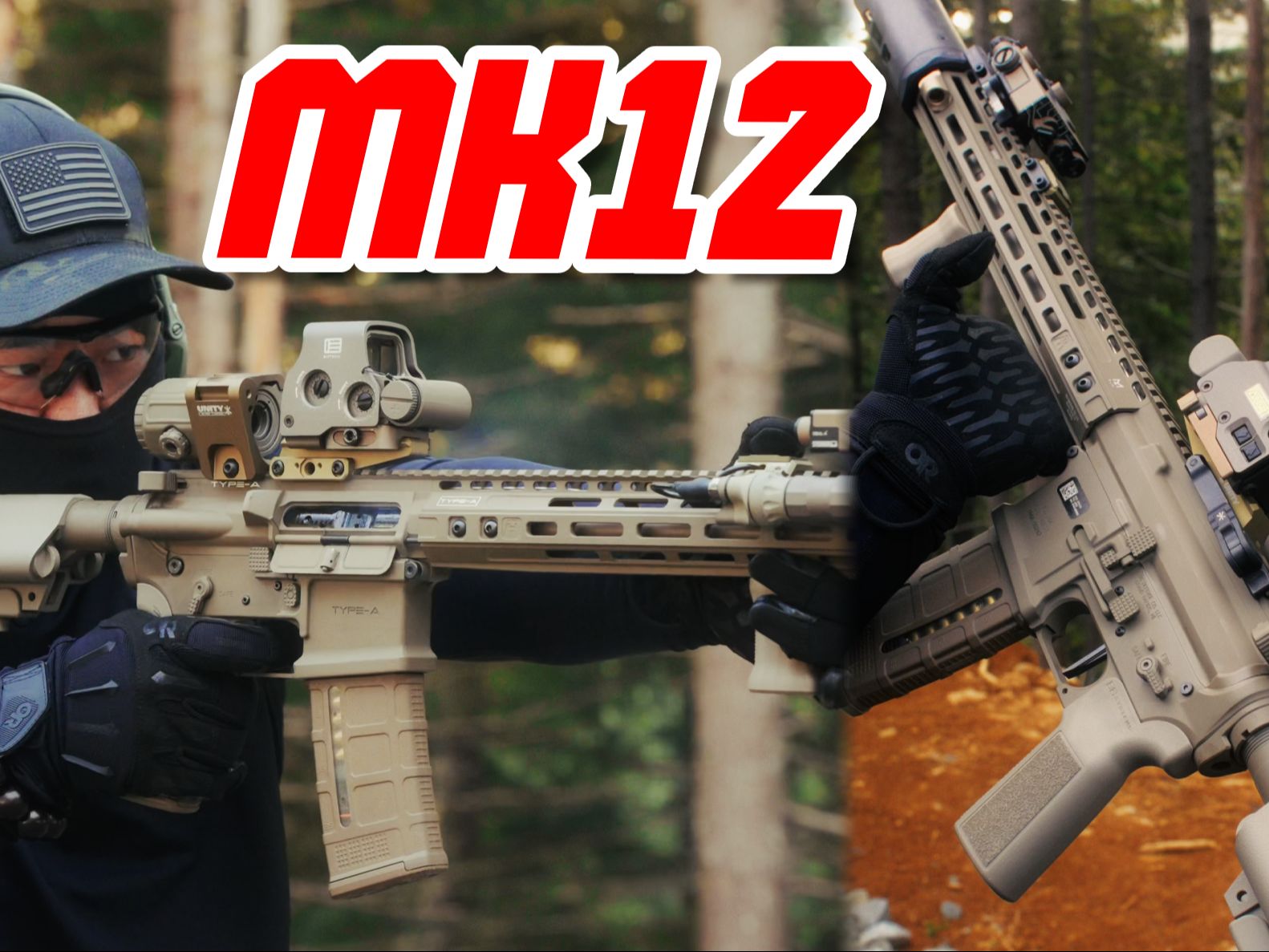 开箱MK12全自动连狙，一枪两用无缝切换M4A1突击步枪-JaegerZ999官方账号-JaegerZ999官方账号-哔哩哔哩视频