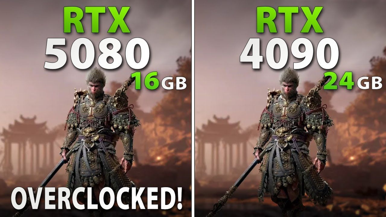 【4K60帧】RTX 5080超频 vs RTX 4090 | 4K分辨率5款游戏对比测试 | 作者：BENCHMARKS FOR GAMERS-KG-Area21-KG-Area21-哔哩哔哩视频