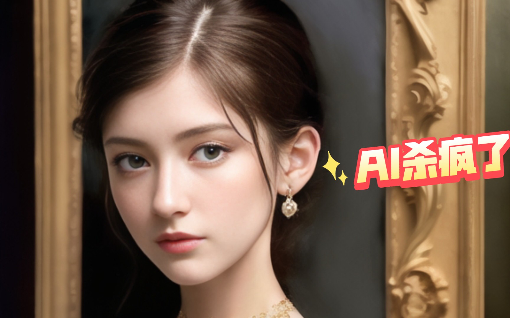 AI绘画2.5D 气质女神 4k横版