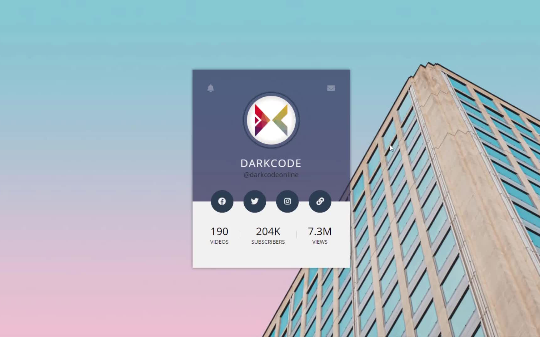 【HTML5+CSS3】仅使用HTML和CSS的精彩个人资料卡_哔哩哔哩_bilibili