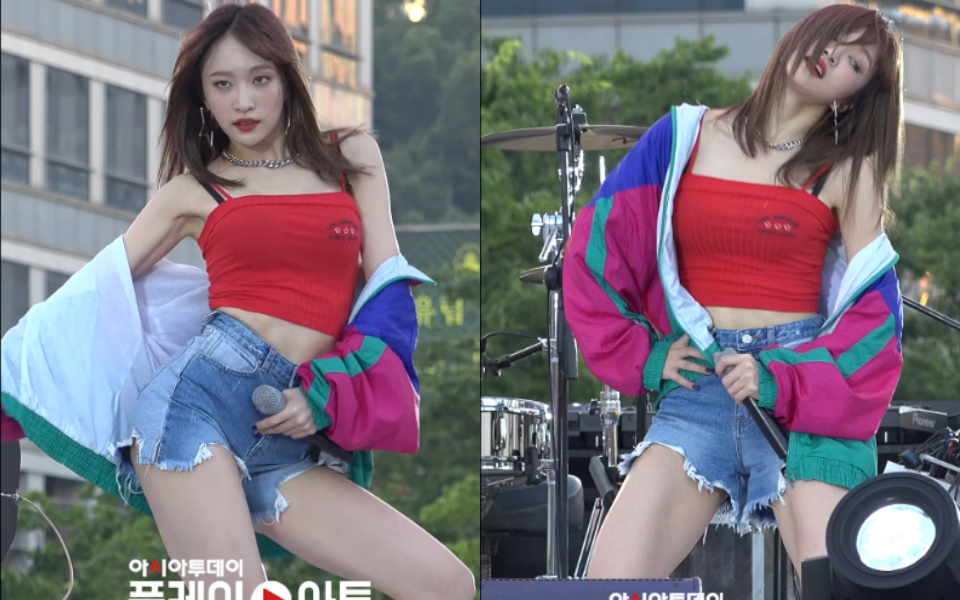 【EXID】《Up&Down》HaNi直拍180618现代汽车世界杯活动_哔哩哔哩_bilibili