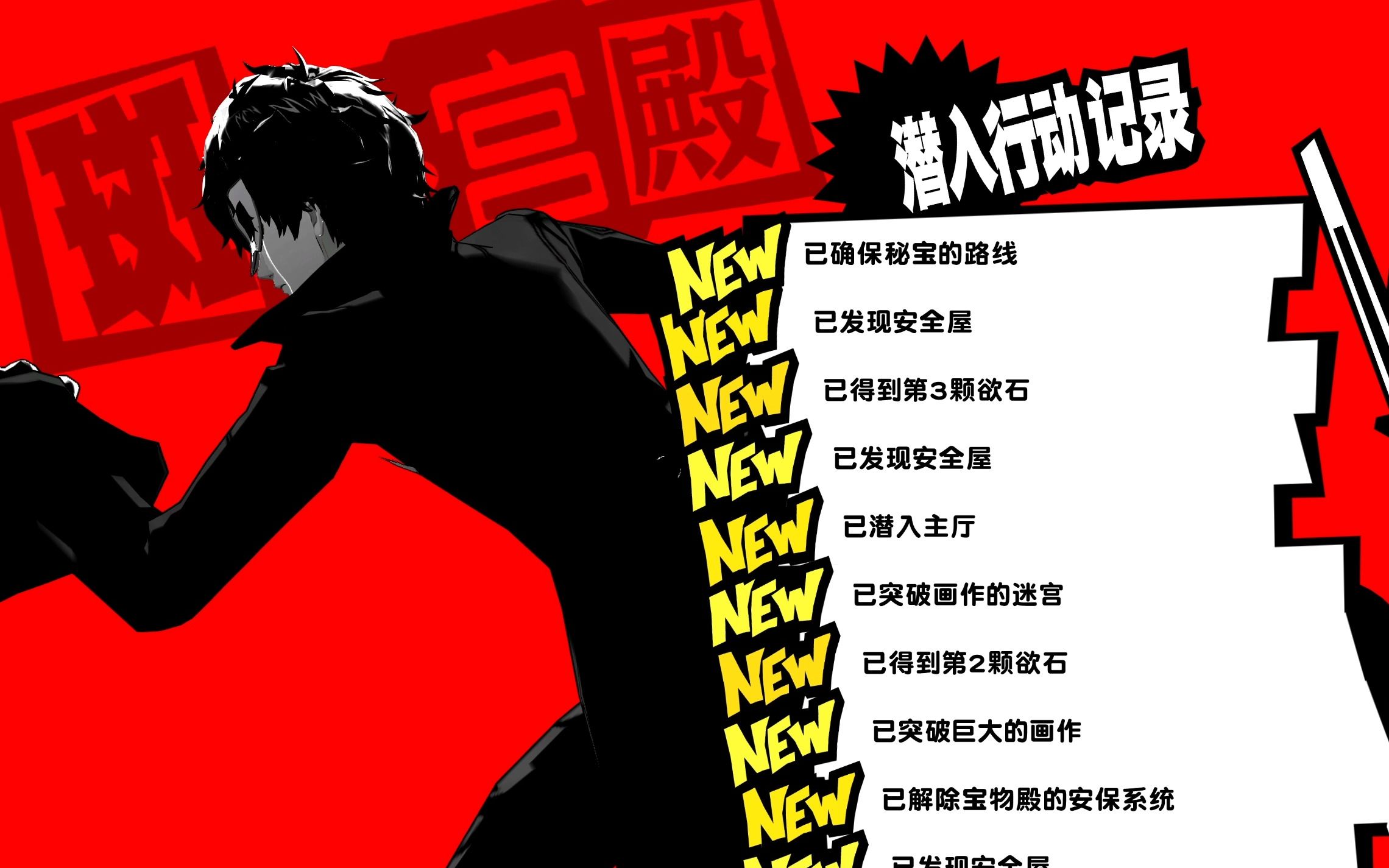 《P5R》 56 日常生活，发布新岛冴的预告信
