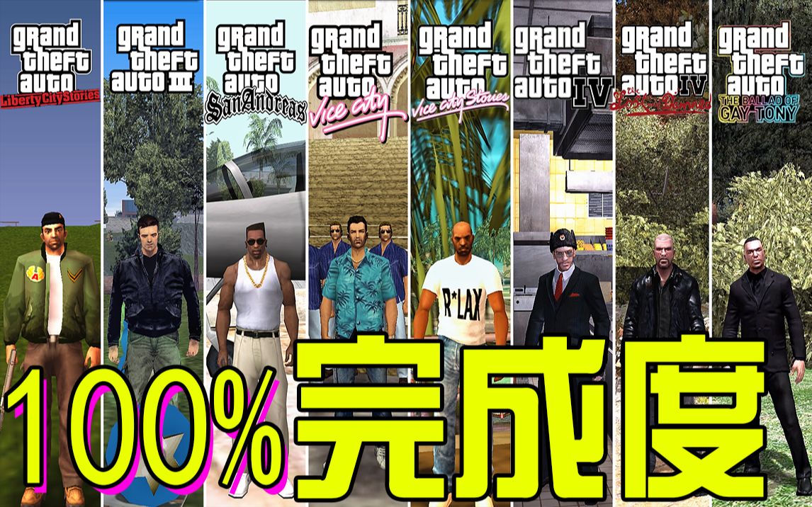 太抠门了，GTA100%完成度后获得的奖励发展史，心疼李煌-R星老清子-R星老清子-哔哩哔哩视频
