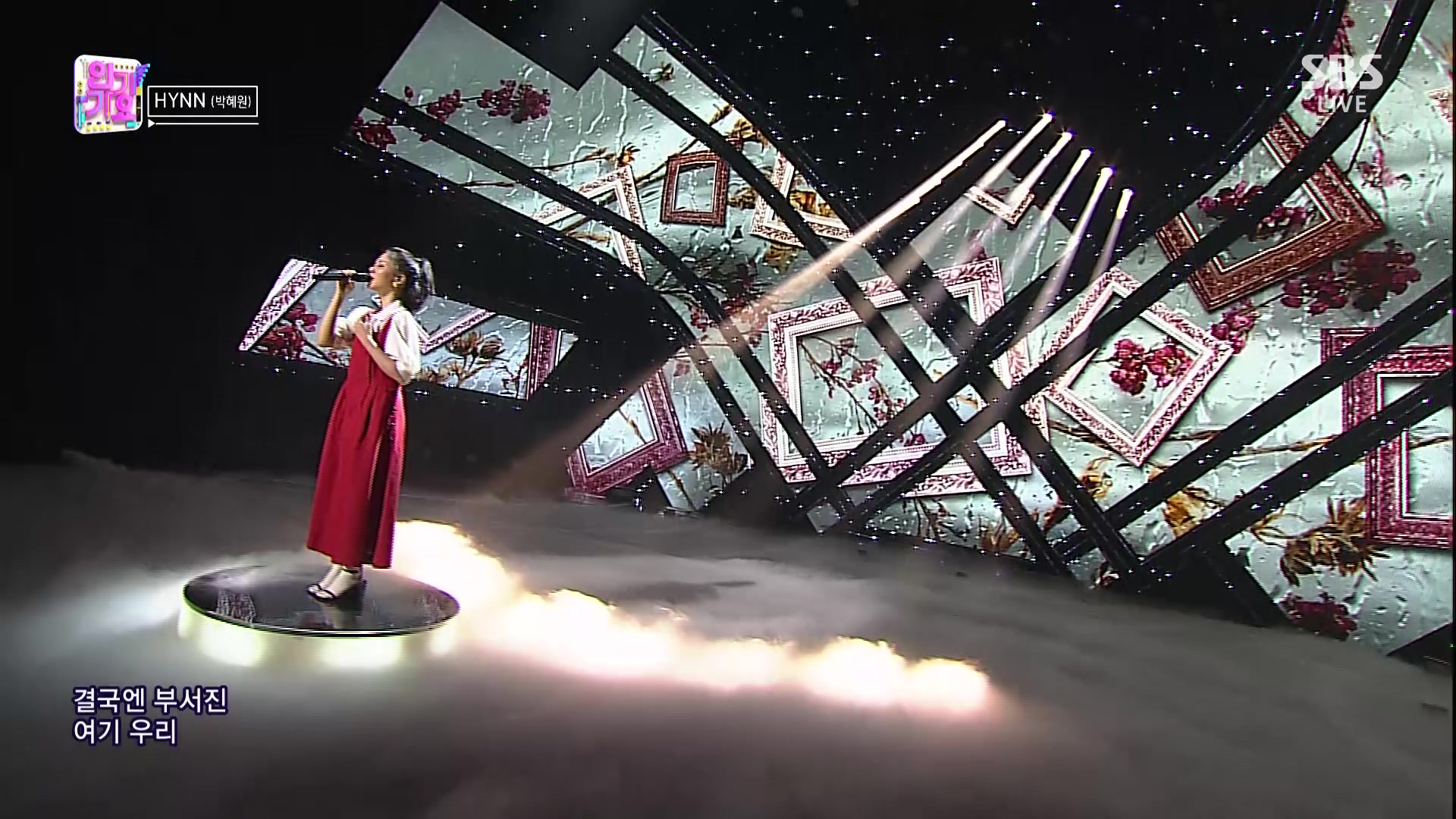 HYNN - The Lonely Bloom Stands Alone 190414 SBS Popular Song_哔哩哔哩_bilibili