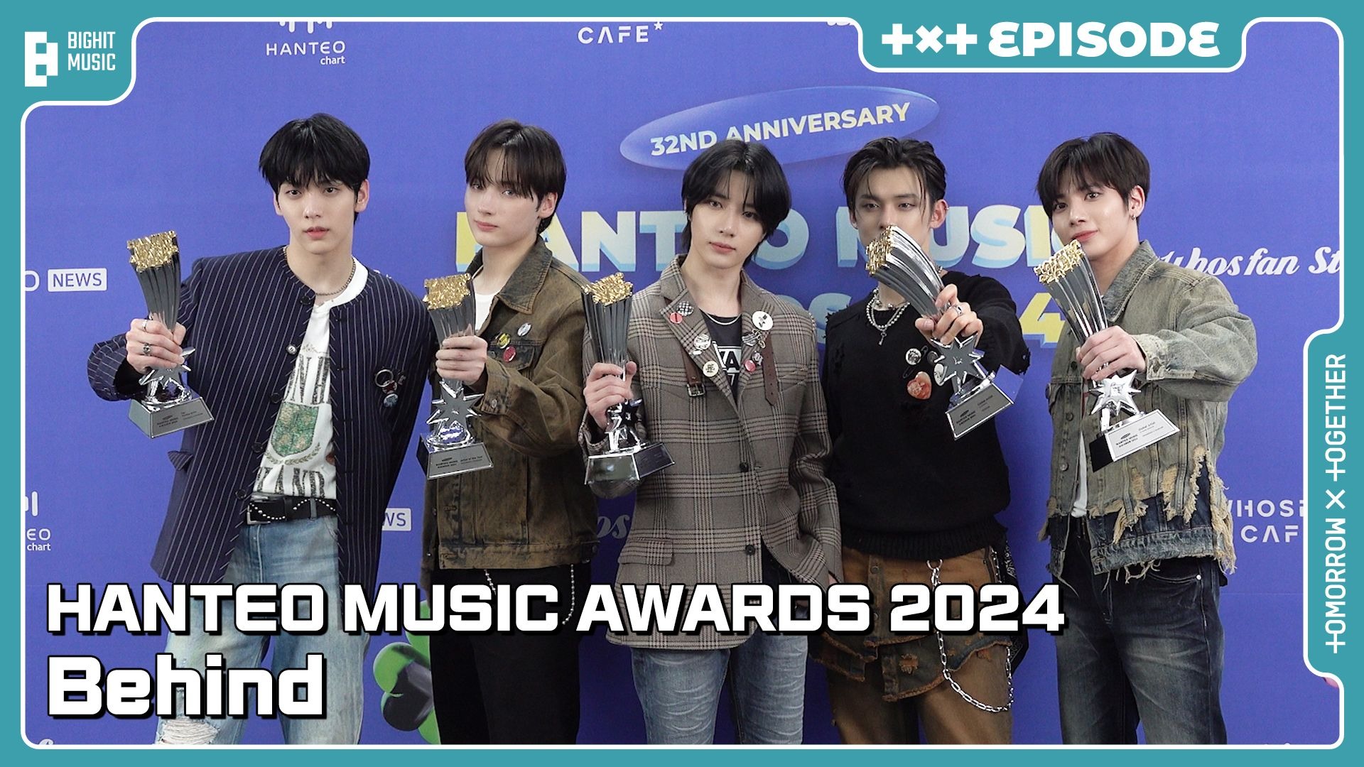 '32周年 HANTEO MUSIC AWARDS 2024' 幕后花絮 | EPISODE | TXT (TOMORROW X TOGETHER)-TXT记录库-EPISODE-哔哩哔哩视频