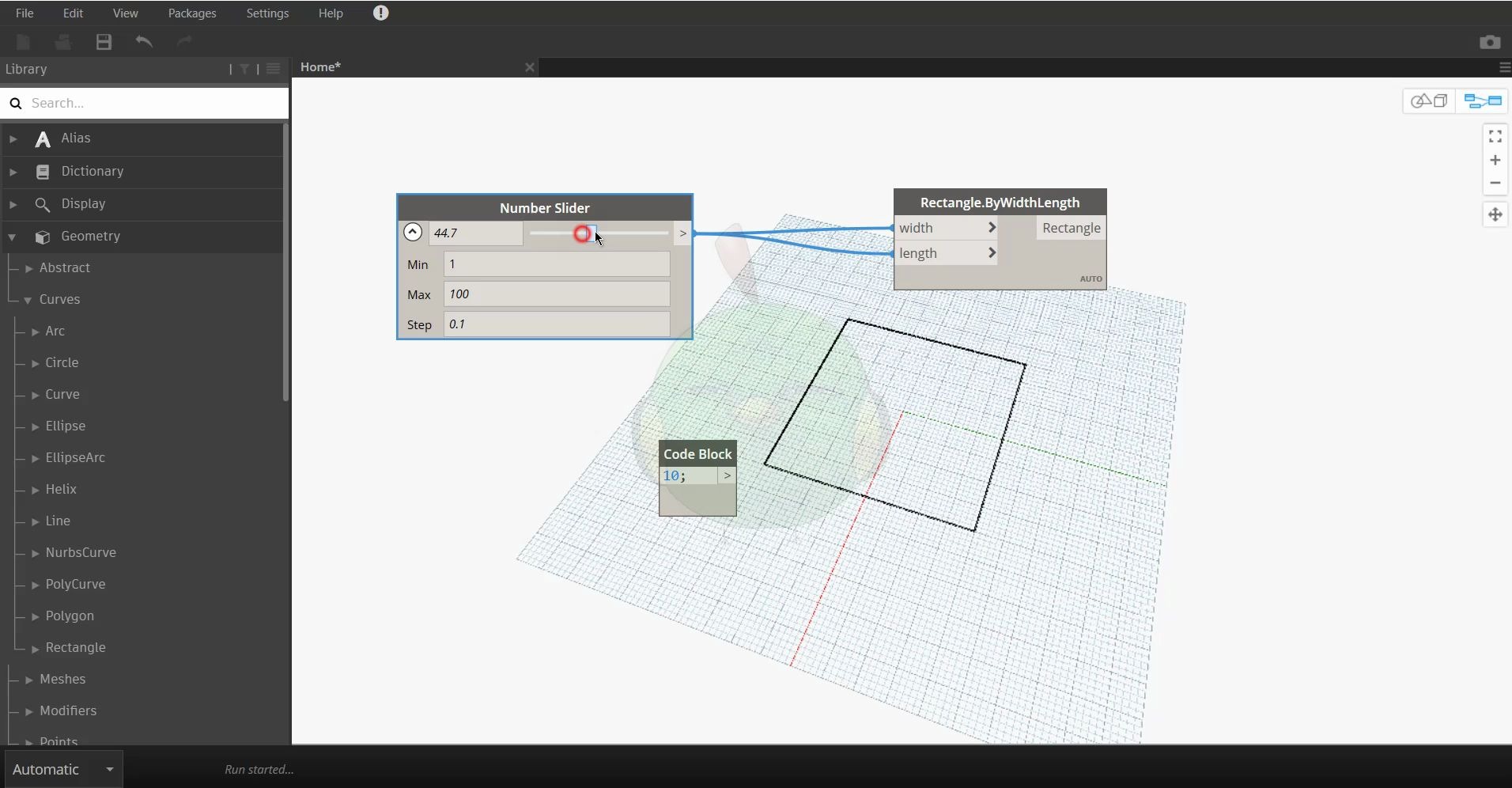 01-Alias-Dynamo小白快速尝鲜矩形阵列【skitt出品】_哔哩哔哩_bilibili
