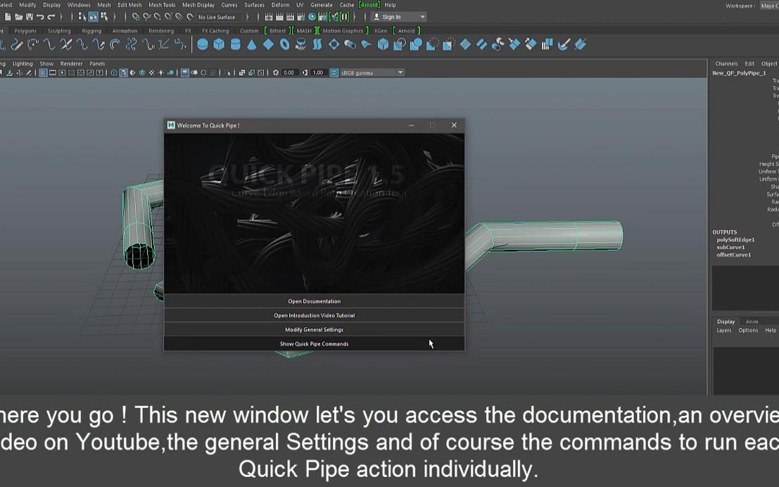 Maya Quick Pipe插件安装_哔哩哔哩_bilibili