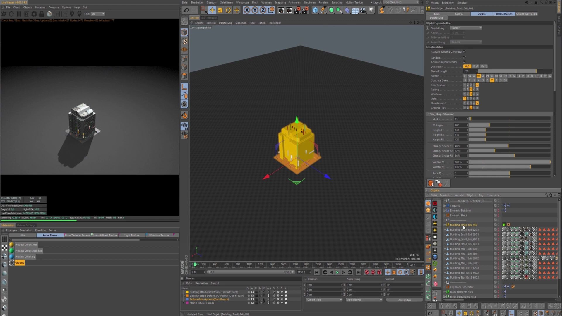 神级的C4D城市绑定生成预设插件Cinema 4D CITY RIG_哔哩哔哩_bilibili