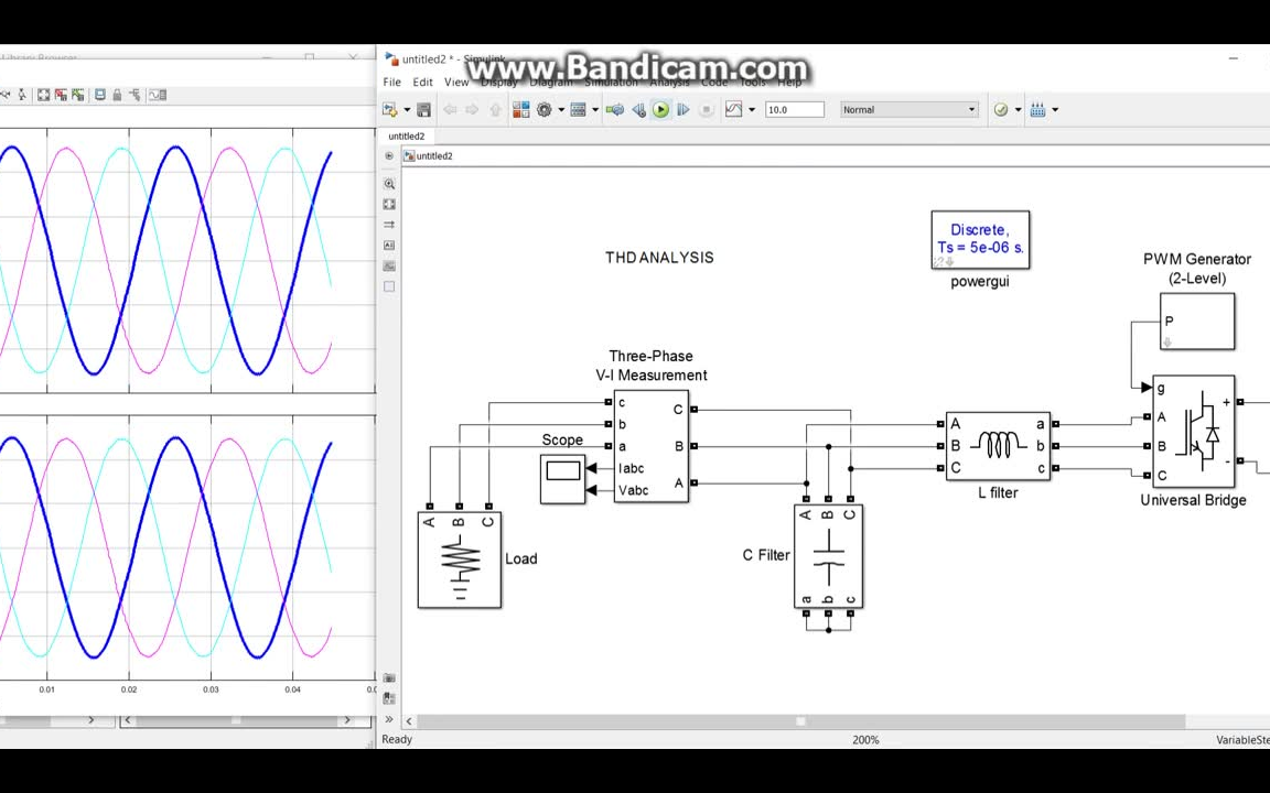 逆变器和滤波器设计MATLAB Simulink_哔哩哔哩_bilibili