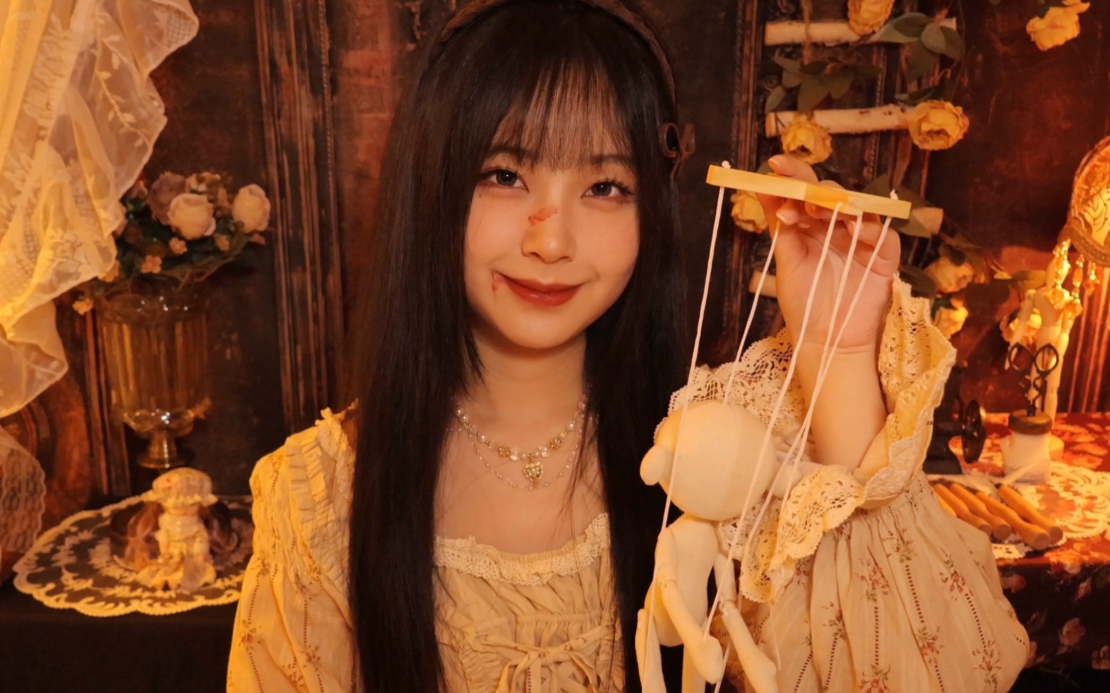 【valoulette】在你脸上画一个淡淡的妆-摆烂就是很爽啊-学习ASMR-哔哩哔哩视频