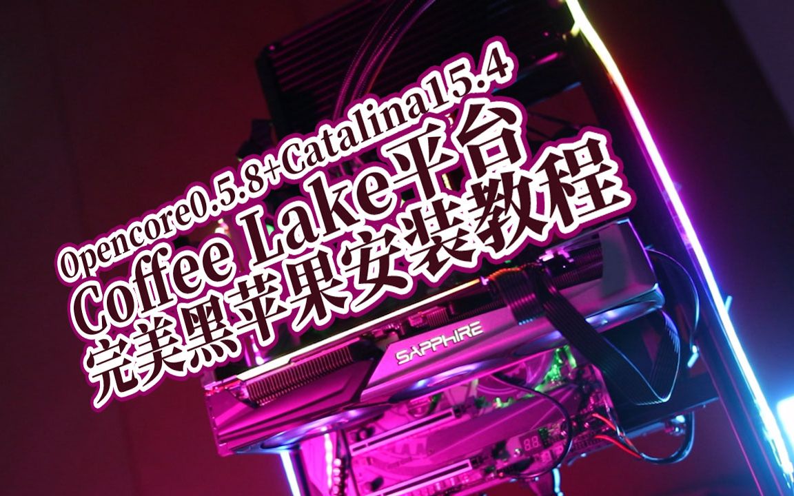 Intel Coffee Lake平台完美黑苹果系统安装教程（Opencore+Catalina15.4）_哔哩哔哩_bilibili