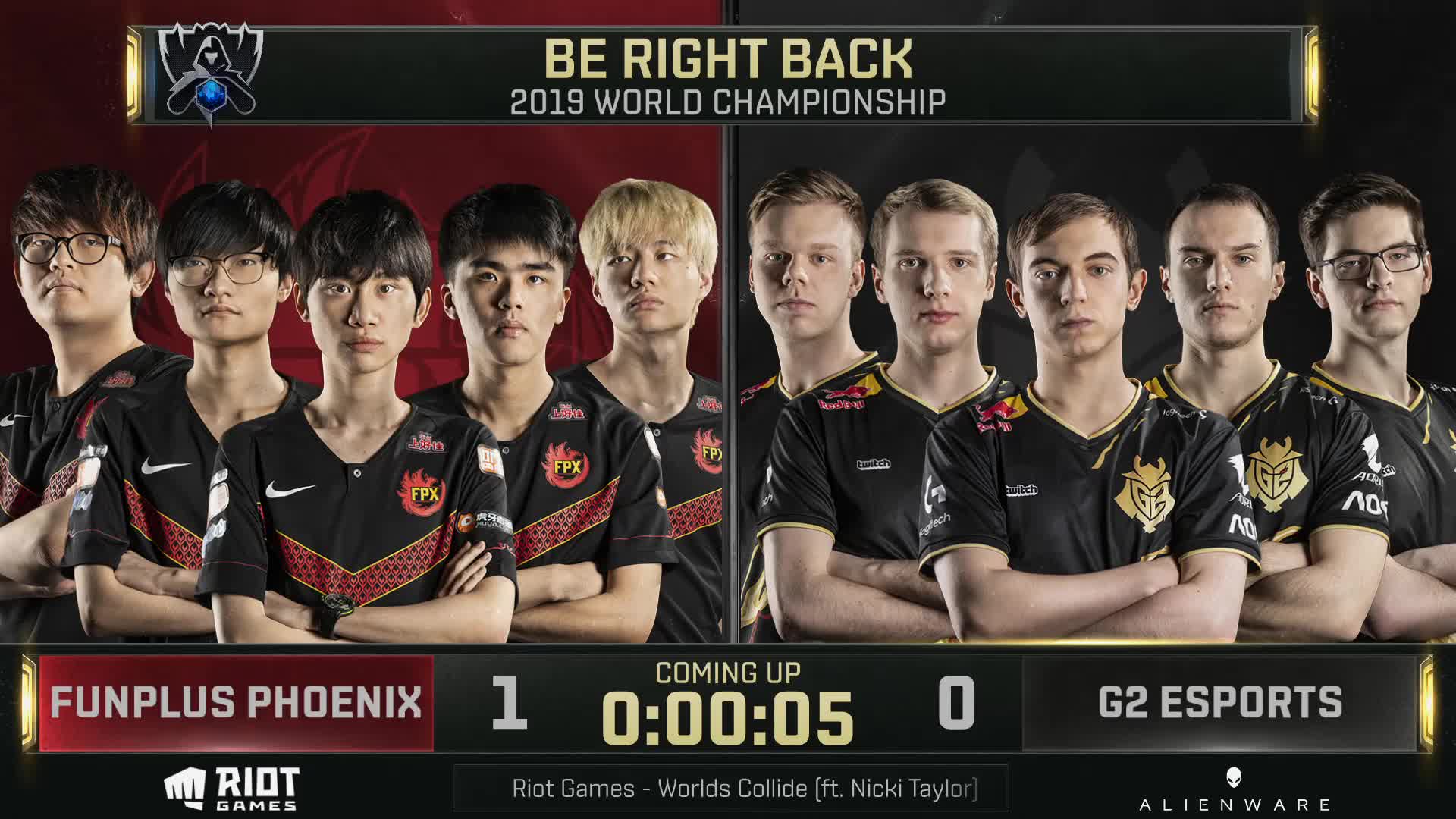 【S9世界赛】英文解说2019世界赛iG vs FPX 半决赛Day 1 全程