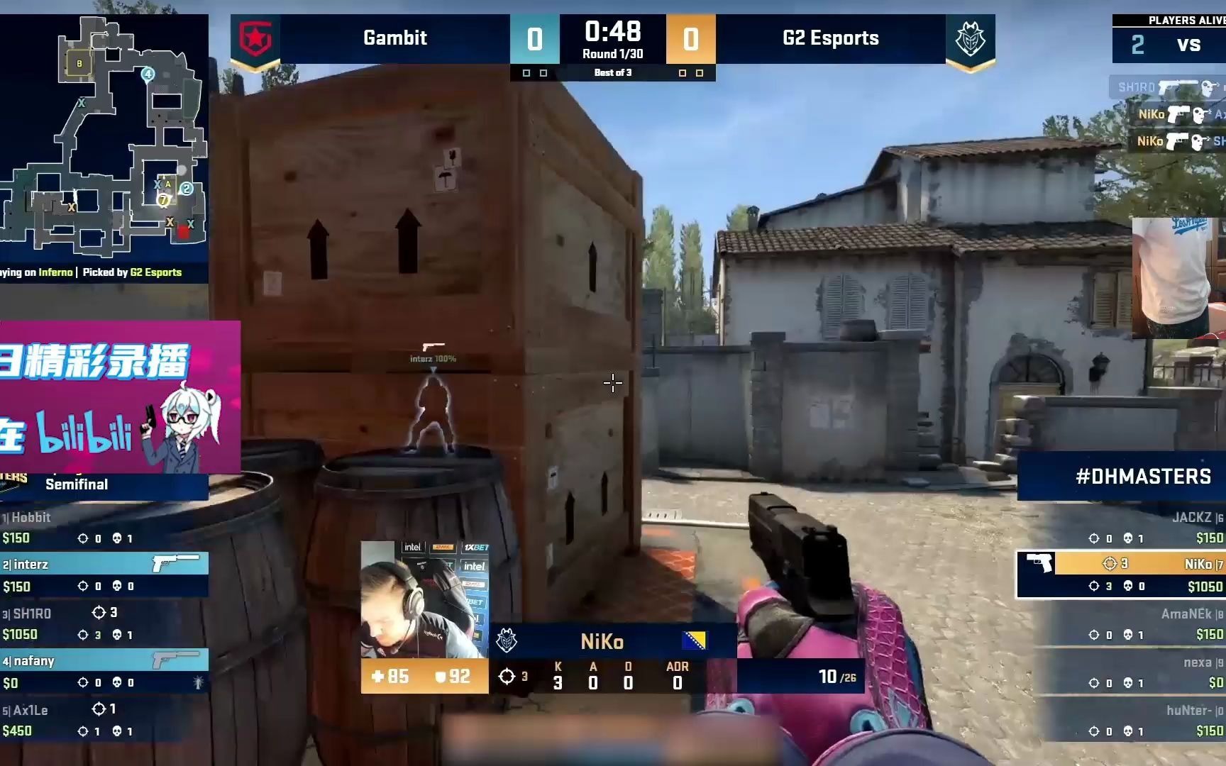 【QUQU解说】Dreamhack春季大师赛 G2 对阵 Gambit_哔哩哔哩_bilibili