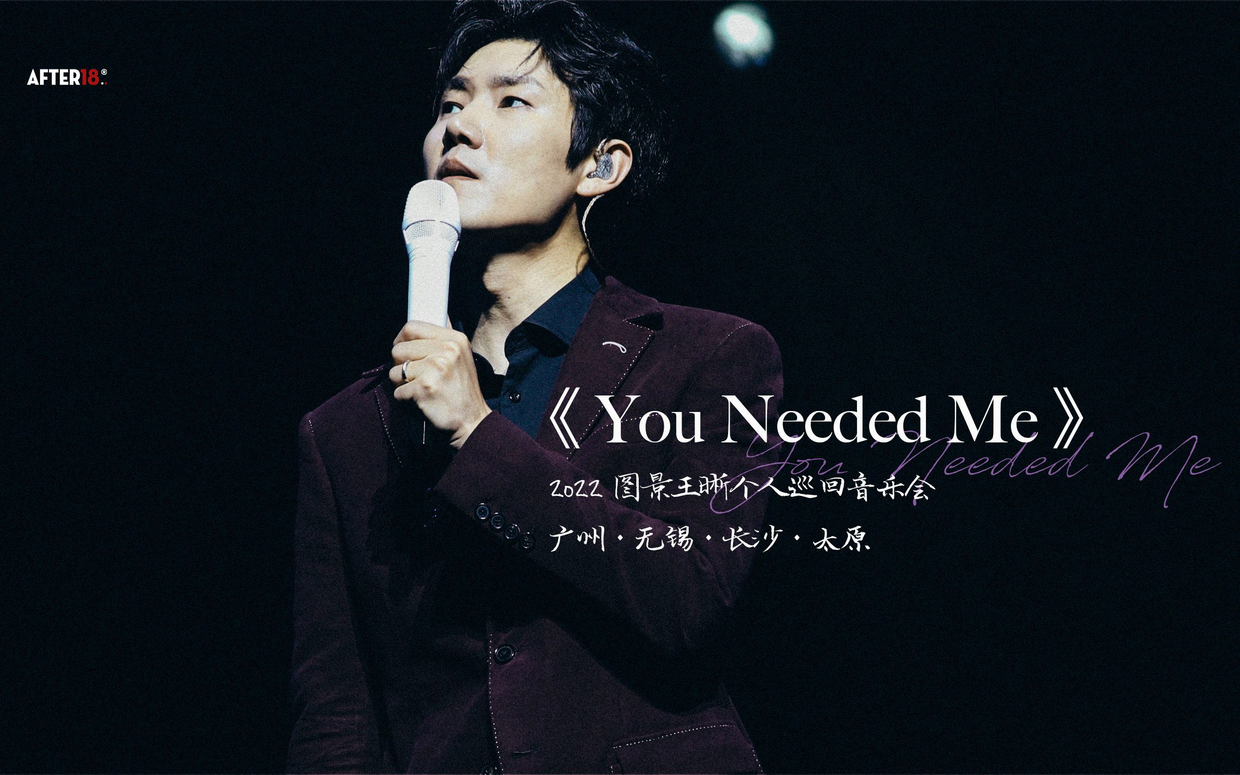 王晰《You Needed Me》【4K字幕混剪】【2022图景王晰个人巡回音乐会】-After18丨Elvis王晰-After18丨Elvis王晰-哔哩哔哩视频