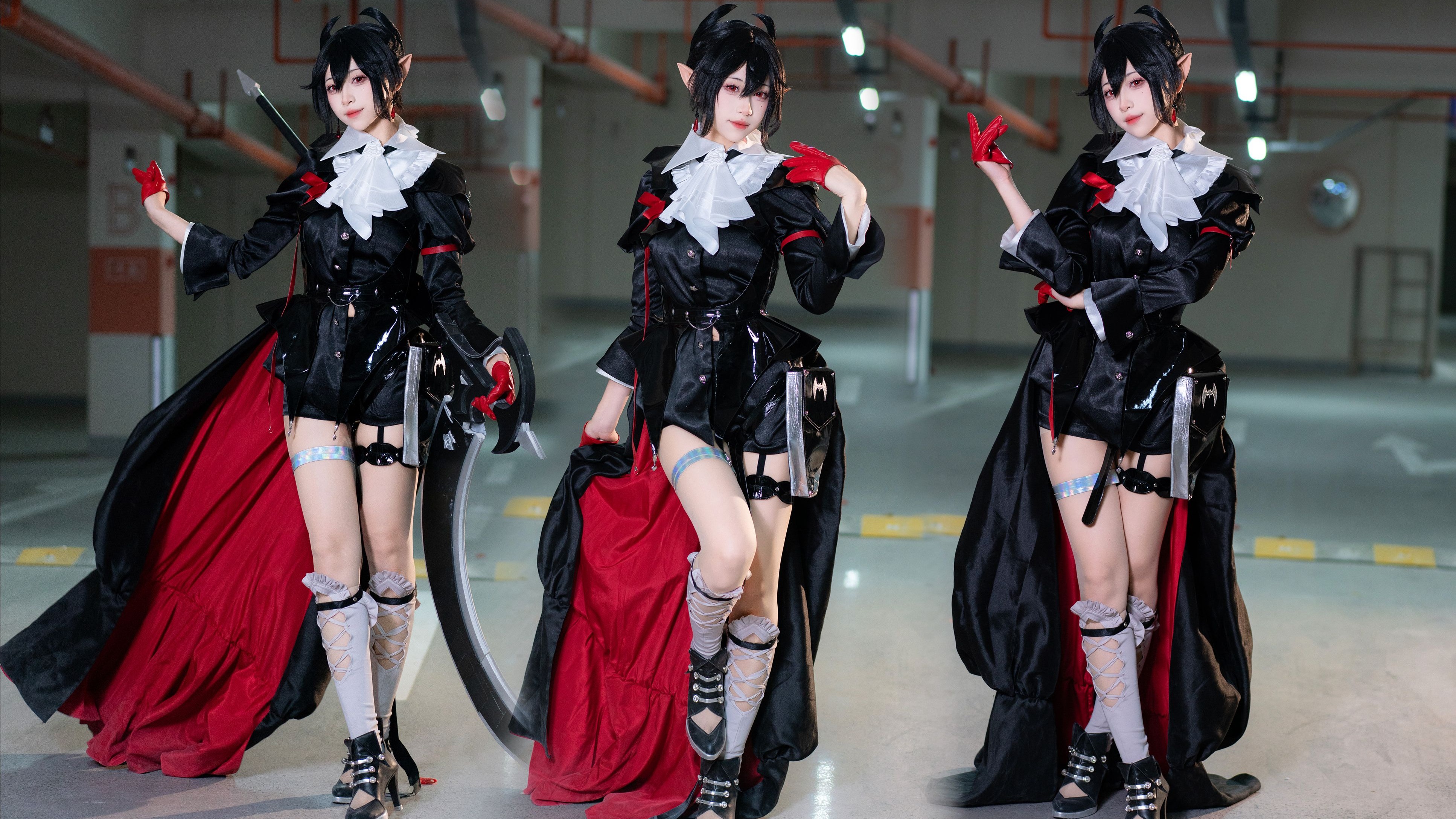 谁说血魔姐姐不好？这腿可太棒了！-动摇-AOA-隐德来希cos-北北miya-北北miya-哔哩哔哩视频