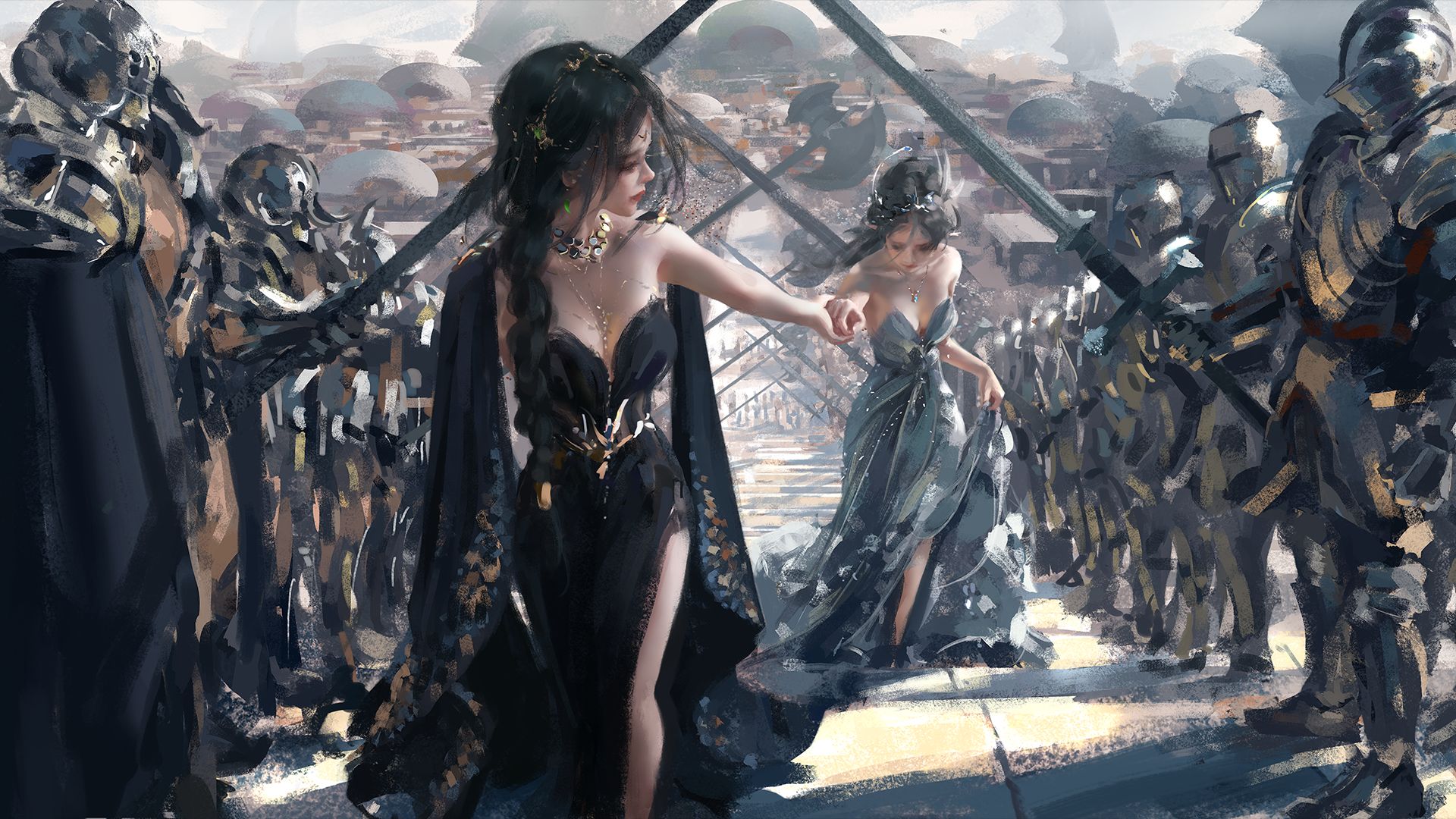 【Wlop】鬼刀系列 远方来客-wlop--wlop--哔哩哔哩视频