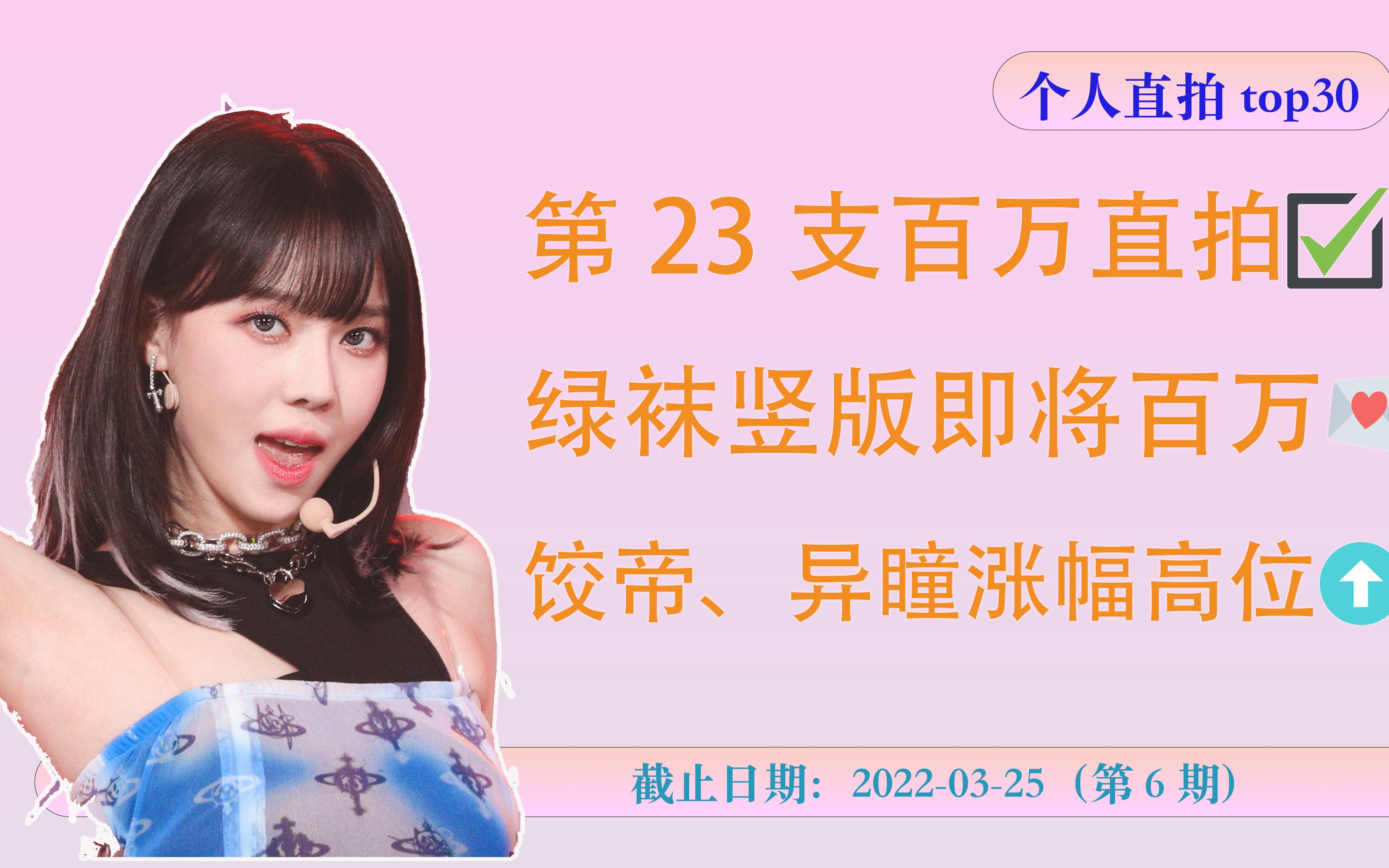 金旼炡个人直拍排名top30（第6期）。2天后接生第24支百万直拍，饺帝涨幅近30万，绿袜子也有10万+涨幅，牛！_哔哩哔哩_bilibili