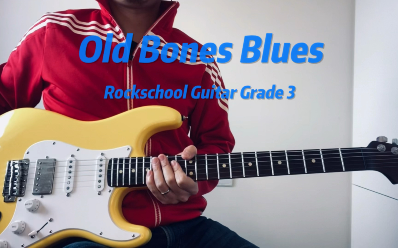 Rockschool电吉他3级曲目old bones blues演示_哔哩哔哩_bilibili