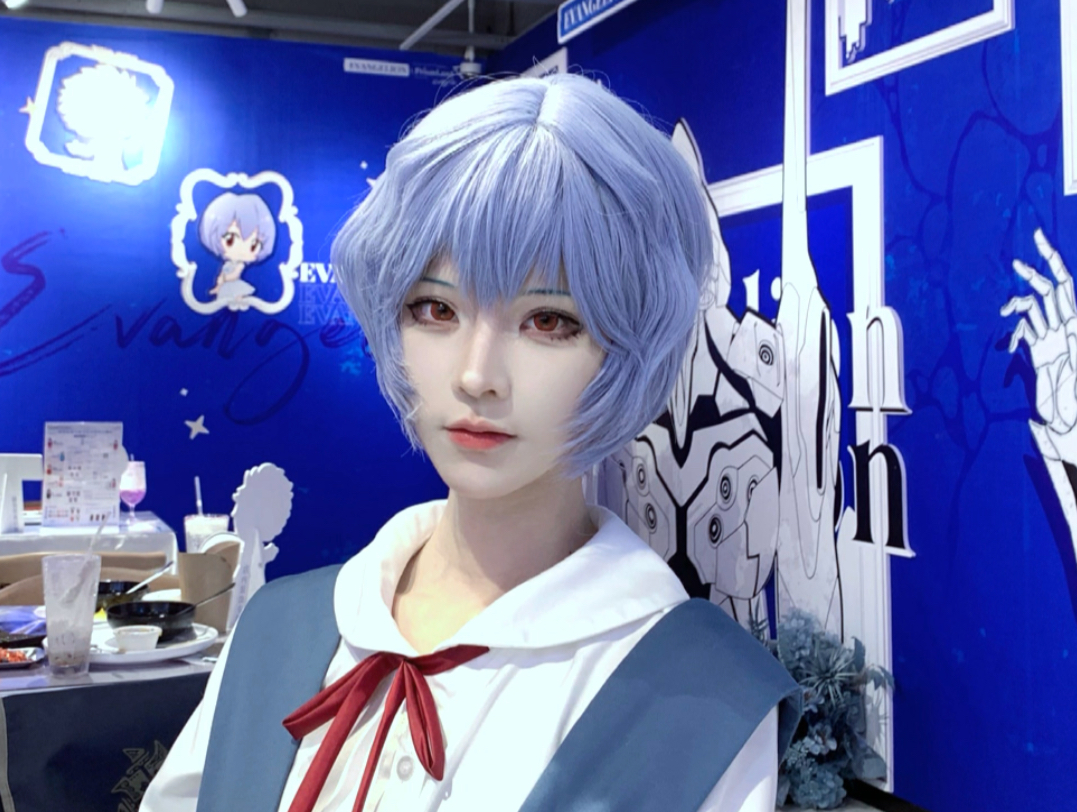 cos绫波丽去了p咖-Midoriko绿子-Midoriko绿子-哔哩哔哩视频