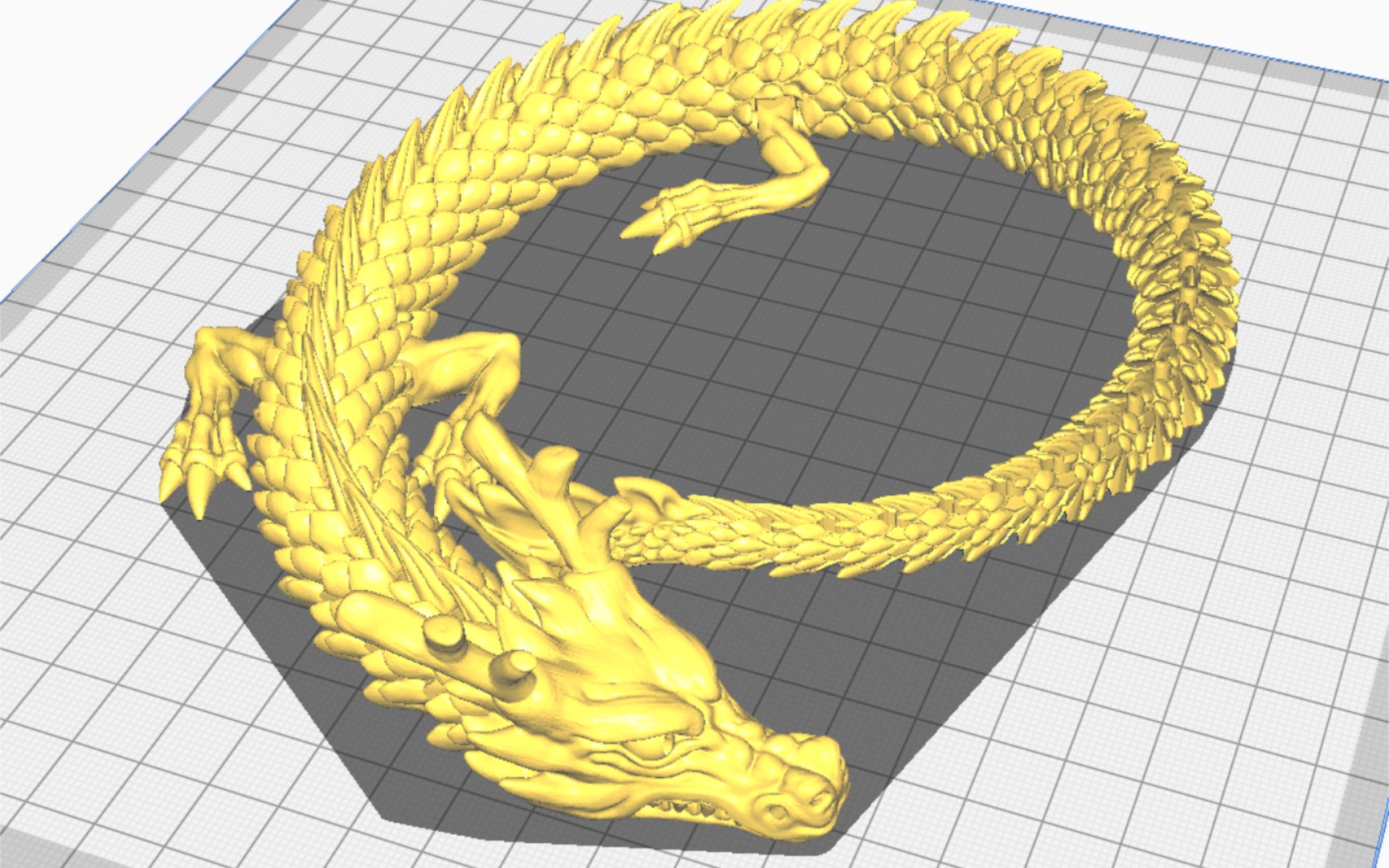 3D打印STL文件分享—可动盘龙_哔哩哔哩_bilibili