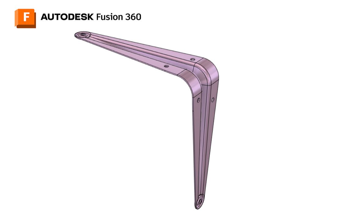 #55 直角架 曲面建模练习【Fusion360 教程】-3D制造-3D制造-哔哩哔哩视频