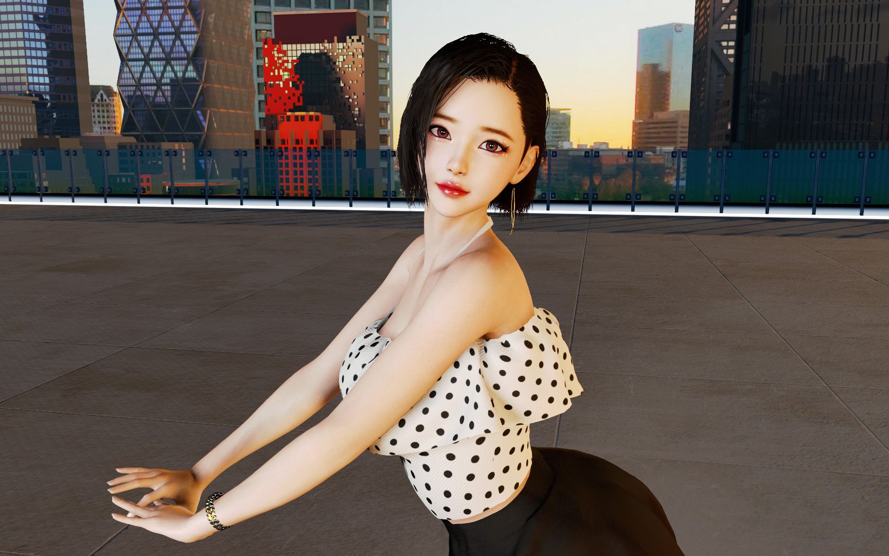 【MMD/VAM】甜甜的美女跳甜甜的舞，真是让人心动呀《New boy》-菲斯卡莱特-菲斯卡莱特-哔哩哔哩视频