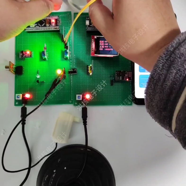 基于STM32单片机的ZIGBEE智慧农业监控设计WIFI远程控制温度CO2光照强度土壤湿度检测自动灌溉补光智能大棚系统_哔哩哔哩_bilibili