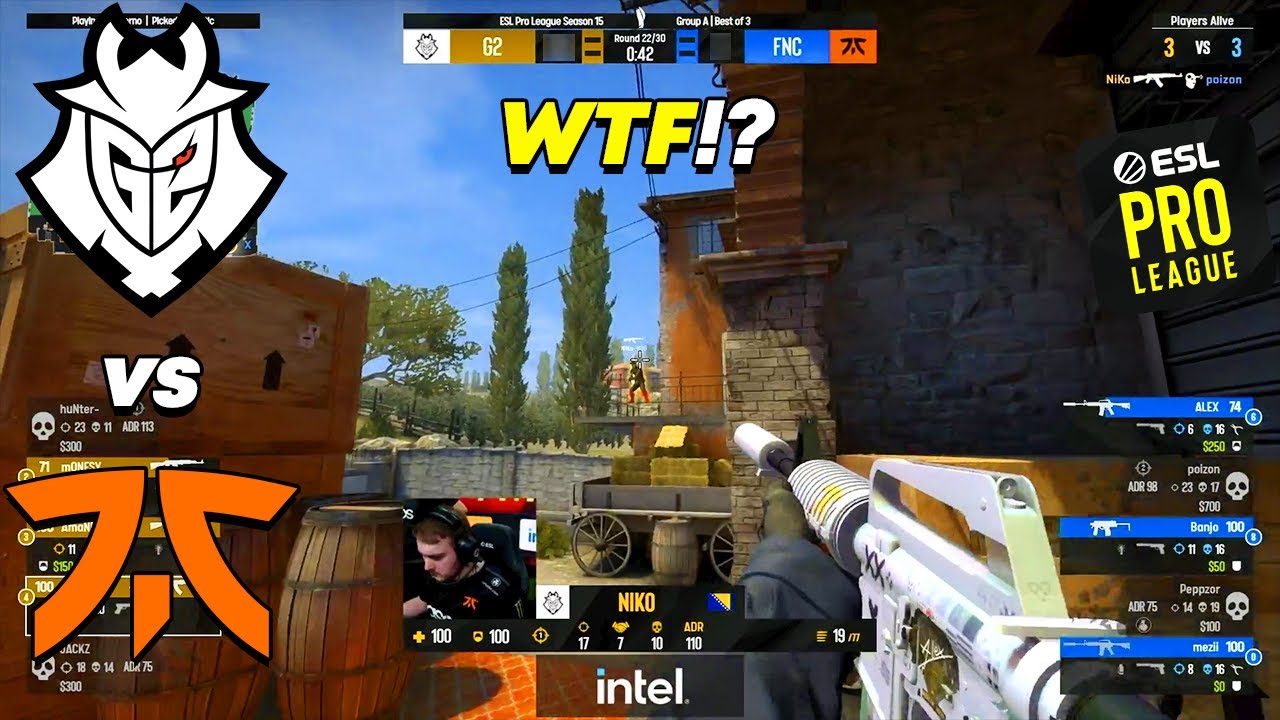 vLADOPARD 3 WTF!? - G2 vs Fnatic - HIGHLIGHTS - ESL Pro League | CSGO