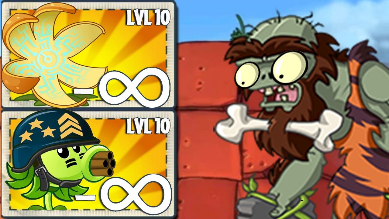 PvZ 2 - 全植物满级 无限能量 VS 100只侏罗纪重拳僵尸 等级5-MSGames-MSGames-哔哩哔哩视频