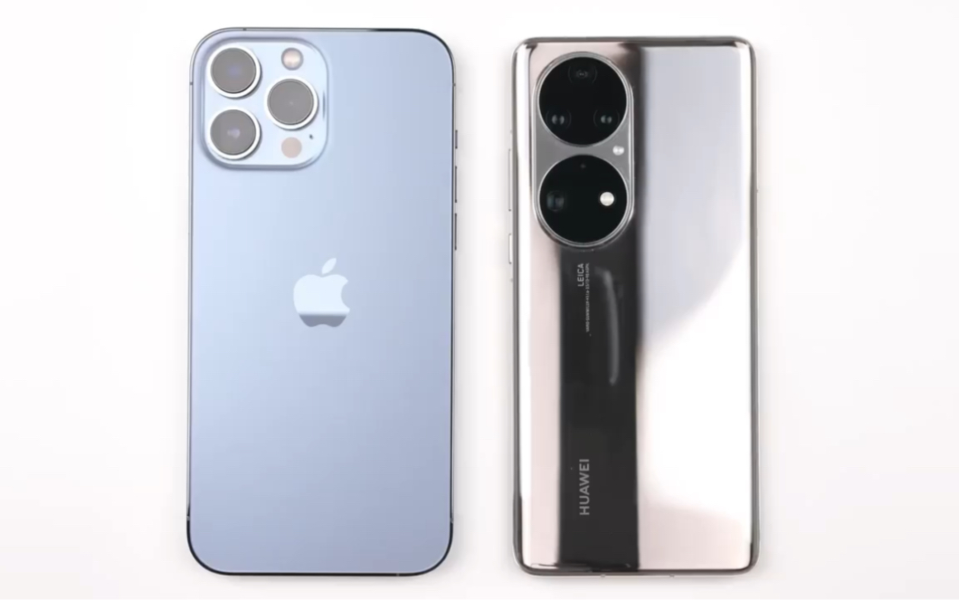 iPhone 13 Pro Max vs 华为P50 Pro_哔哩哔哩_bilibili