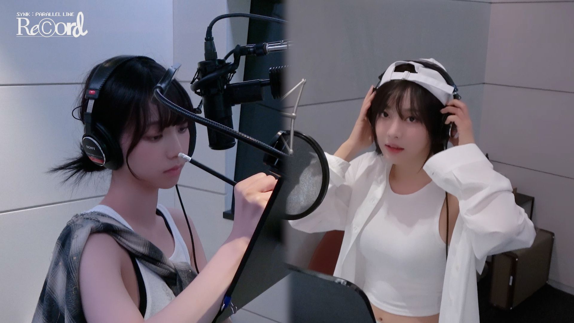 【aespa】KARINA《UP》+NINGNING《Bored!》Recording Behind-aespa-aespa-哔哩哔哩视频