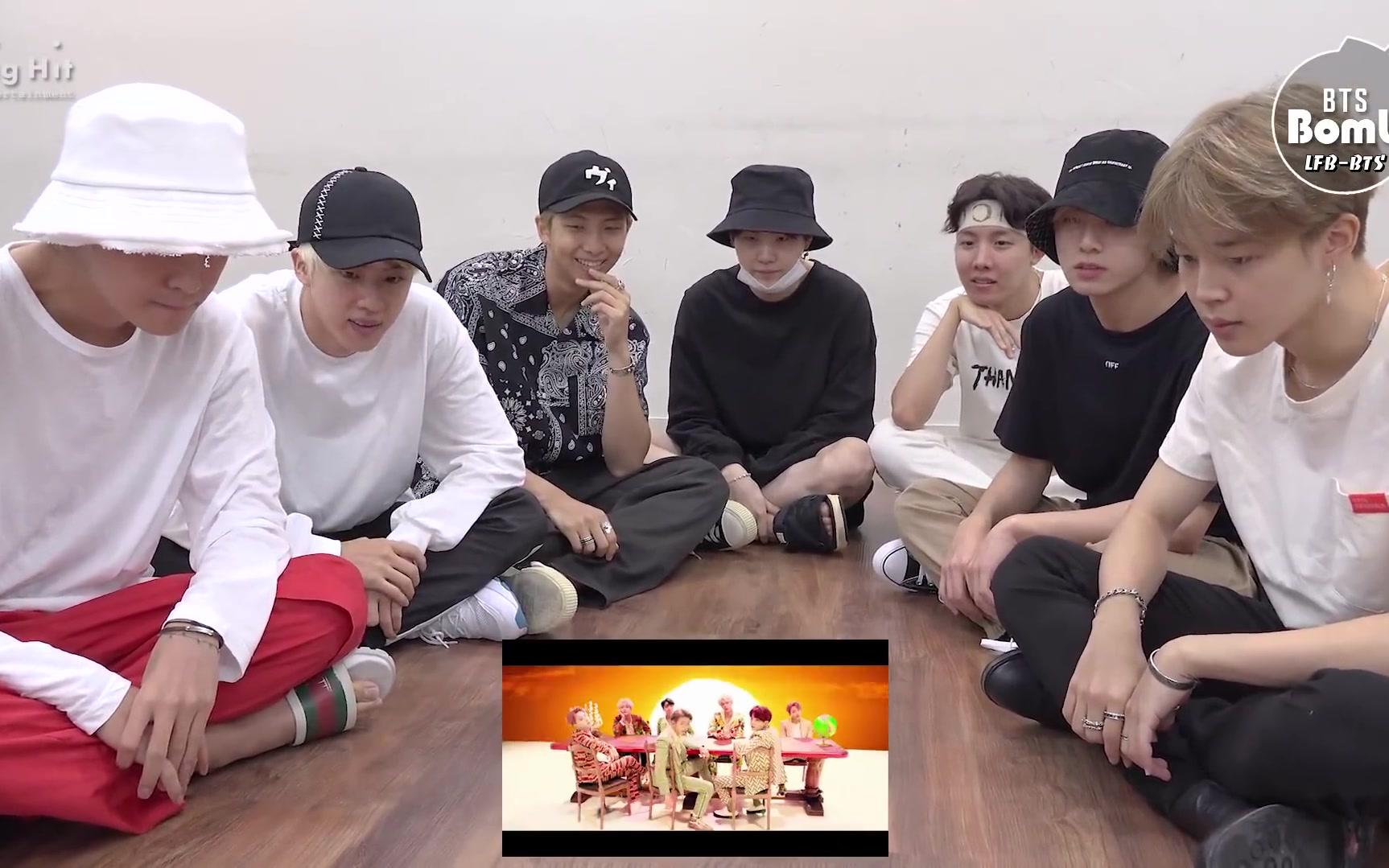 【LFB中字】180904 [BANGTAN BOMB] 'IDOL' MV Reaction by BTS_哔哩哔哩_bilibili