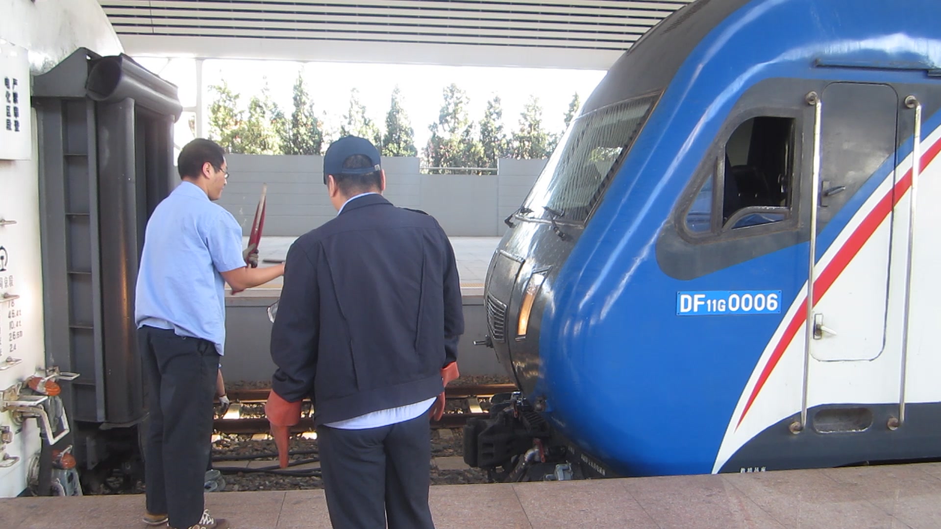 【原色时代】DF11G北戴河站挂车T5696次原色BSP车底_哔哩哔哩_bilibili