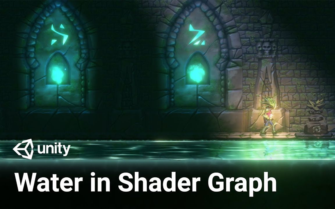 [Unity教程]-2D着色器基础系列使用Unity中的Shader Graph功能制作水体着色器（教程）_哔哩哔哩_bilibili