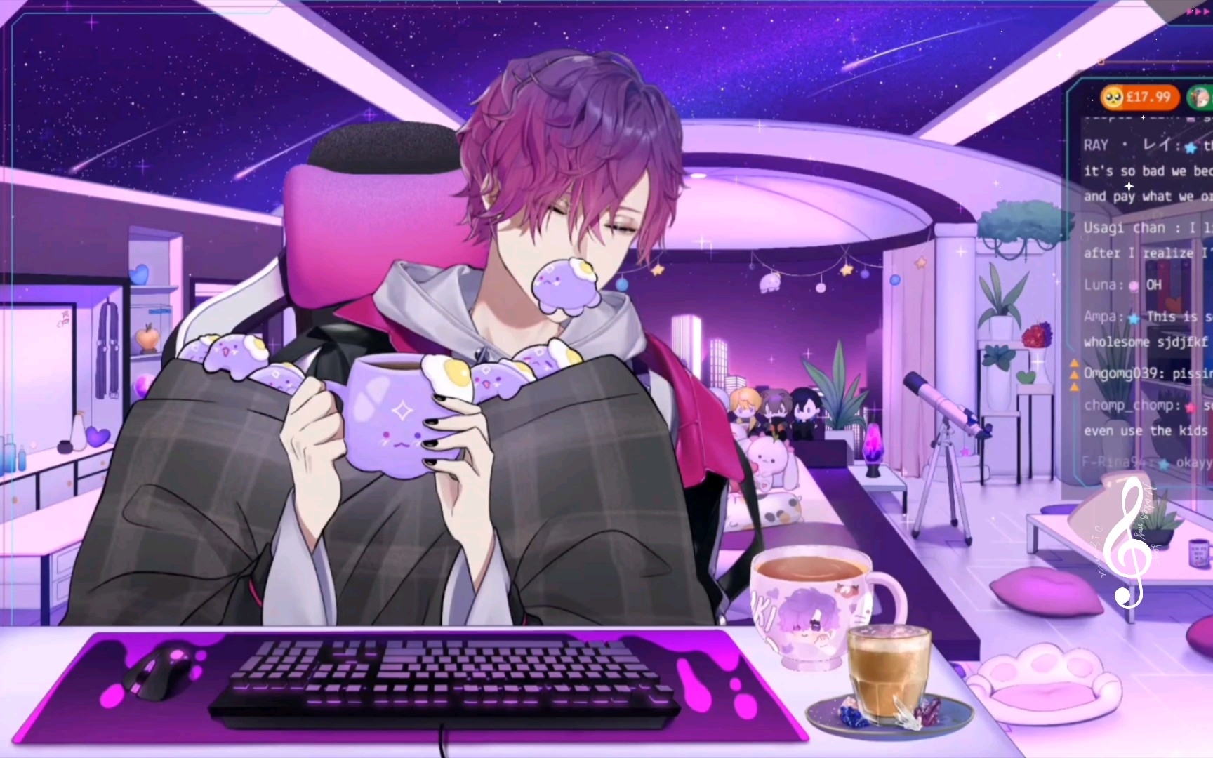 『Uki Violeta』来自观星者的狂欢（kisses），hehe，剪辑向_哔哩哔哩_bilibili