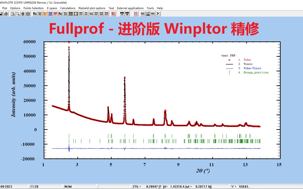 【Fullprof进阶版-Winpltor精修】-Yier浩-Yier浩-哔哩哔哩视频