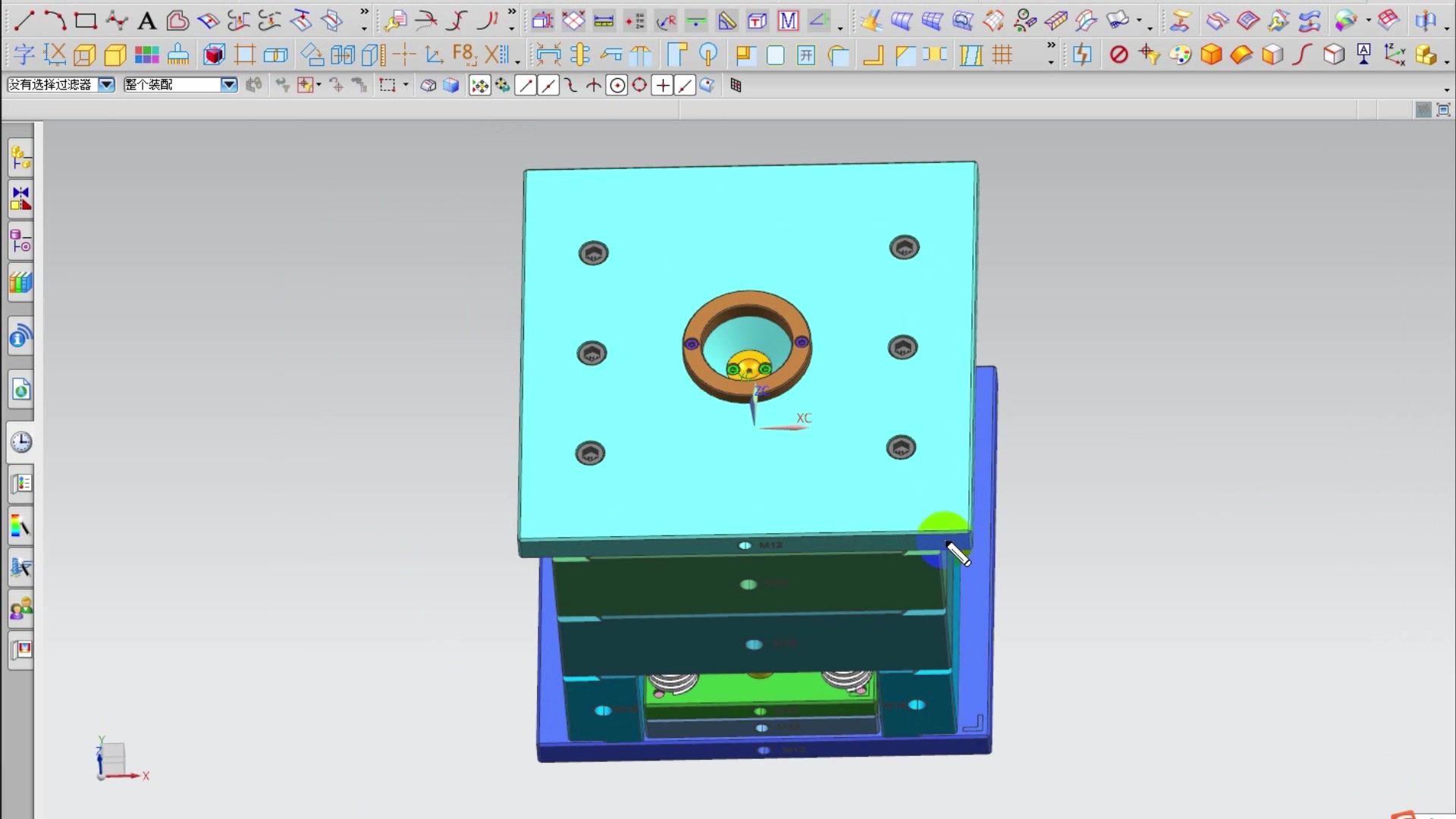 ug模具设计教程 老师手把手教你两板模开模动作 超详细解答完整版_哔哩哔哩_bilibili