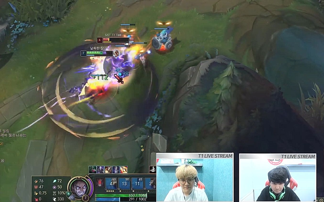 【一周 T1 秀】SKT队员直播集锦 泰迪零胜率盲僧大战可汗 Gori_哔哩哔哩_bilibili