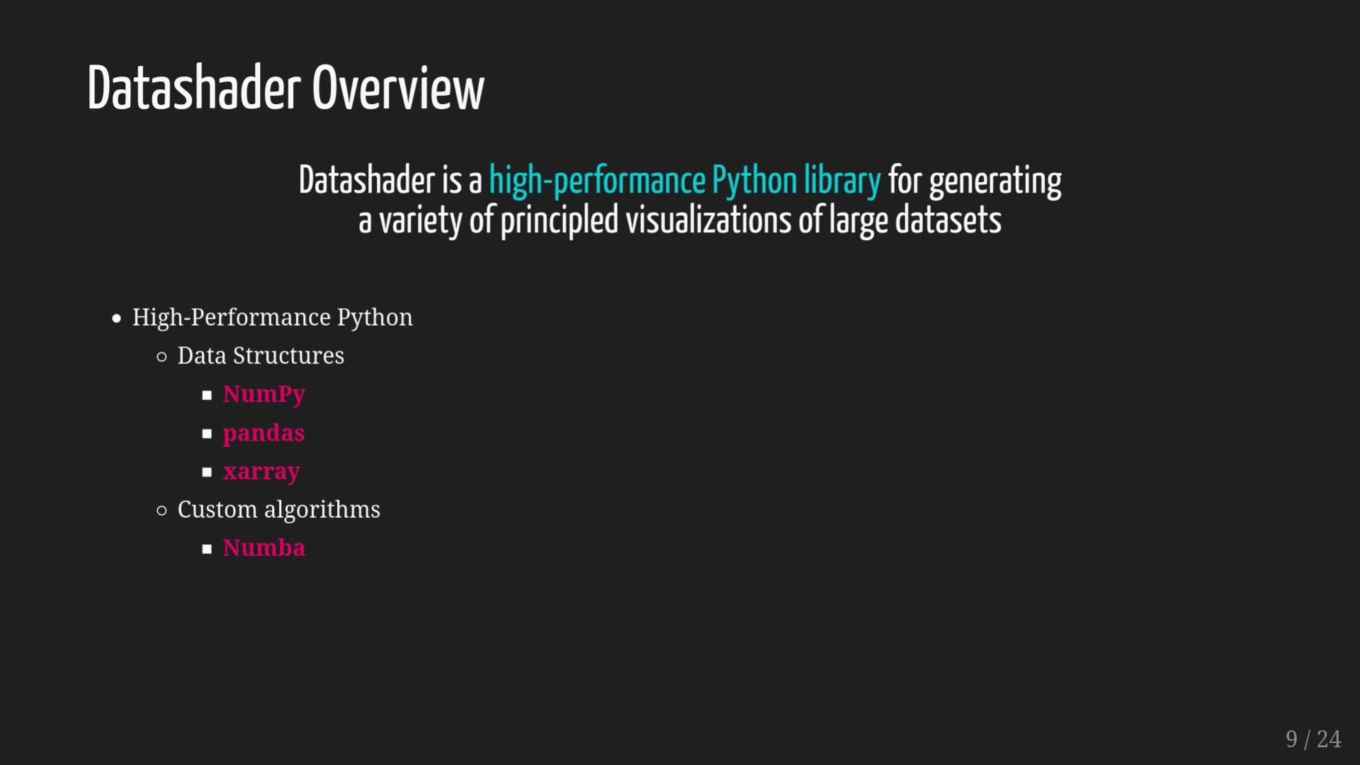 高性能python：将GPU支持引入Datashader：RAPIDS案例研究 】Bringing GPU support to Datashader: A_哔哩哔哩_bilibili