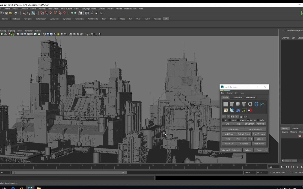 maya插件 Swift Model 2.0_1辅助应用-造物CG-造物CG-哔哩哔哩视频