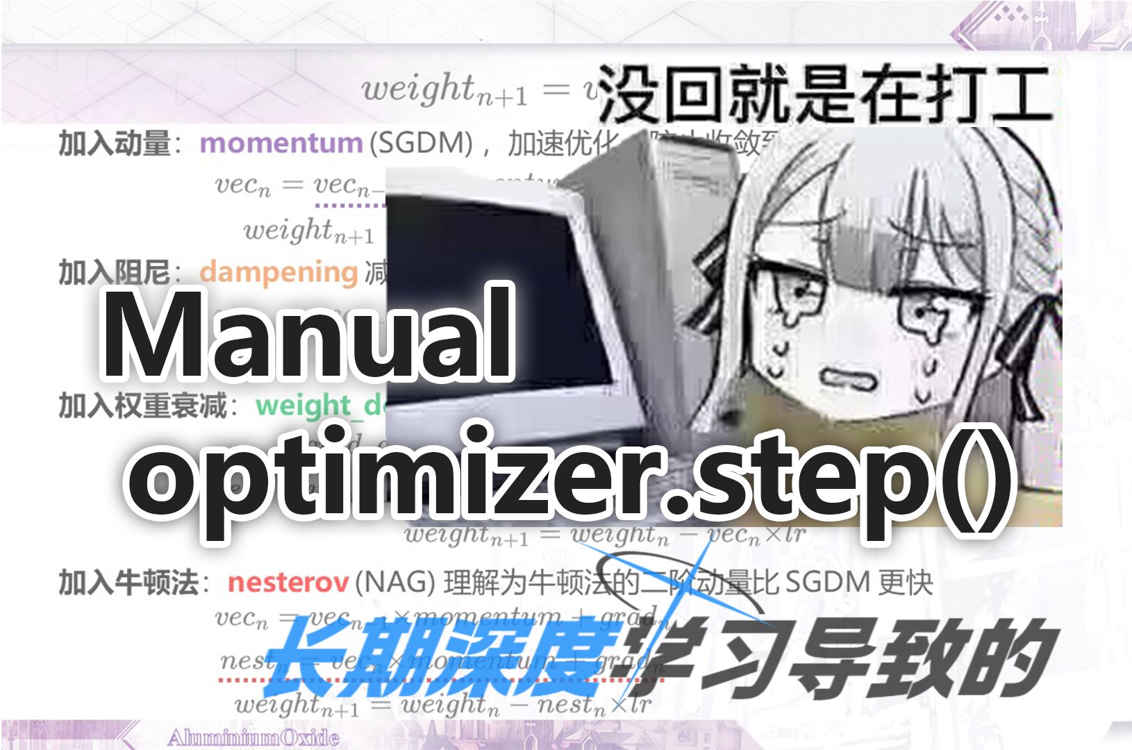 【现代炼丹基础】手动档优化器迭代传奇 持续为您播出-AluminiumOxide-AluminiumOxide-哔哩哔哩视频