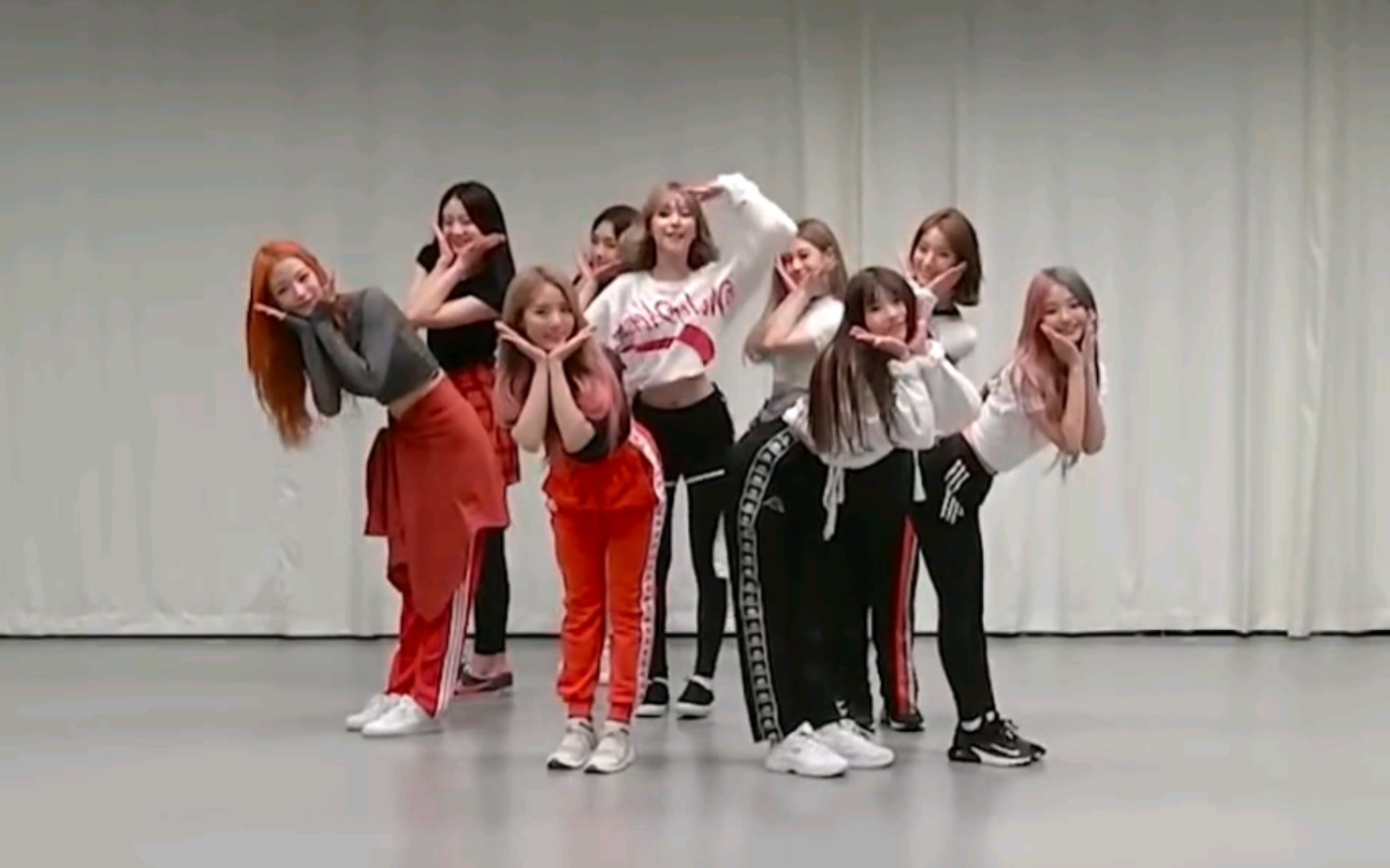 fromis_9 LOVE BOMB Dance Practice (Mirrored)_哔哩哔哩_bilibili