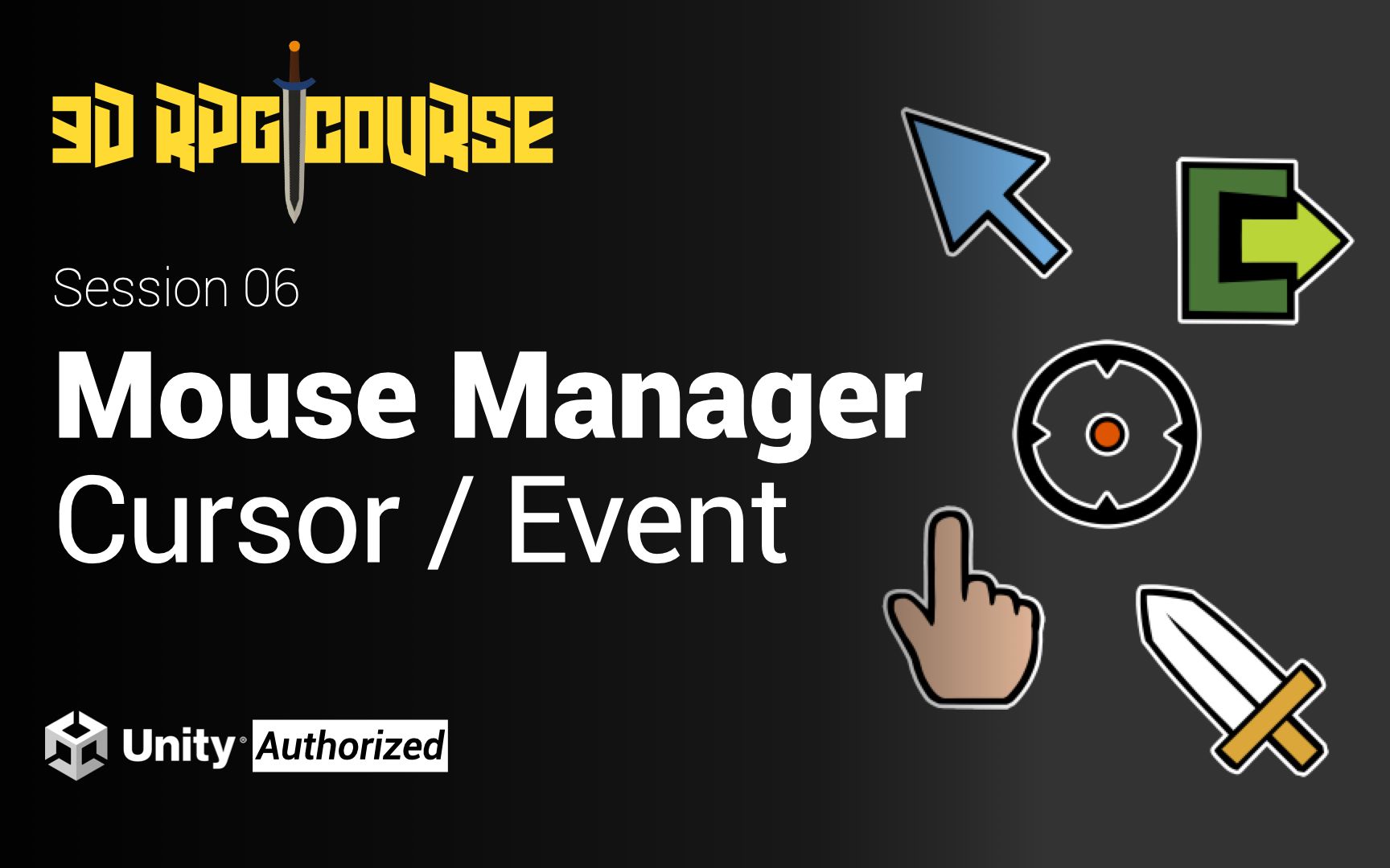 Unity3D游戏开发教程|Core核心功能06:SetCursor 设置鼠标指针｜Unity中文课堂_哔哩哔哩_bilibili